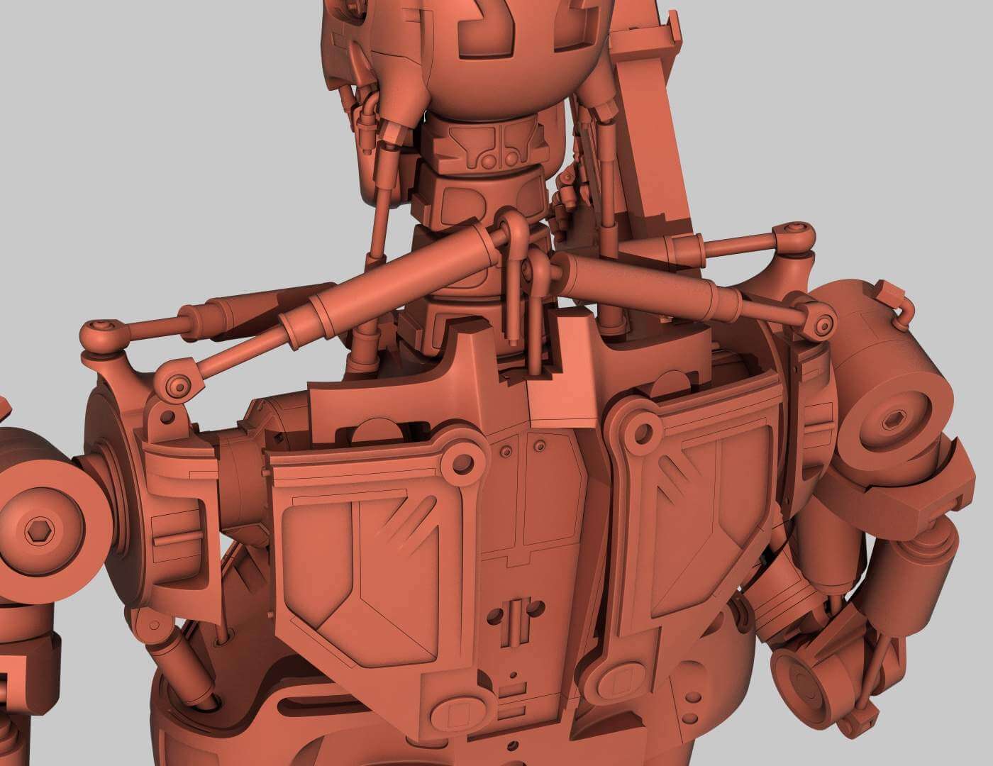 Terminator T-800 Endoskeleton 3D Model by The_Djon