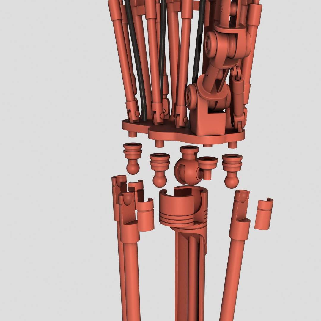 Terminator T-800 Endoskeleton 3D Model by The_Djon