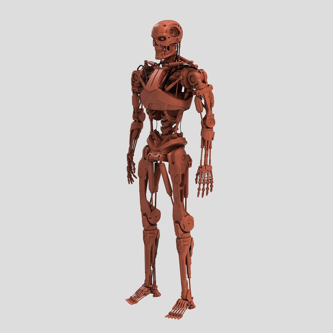 Terminator T-800 Genisys Endoskeleton 3D Model by The_Djon