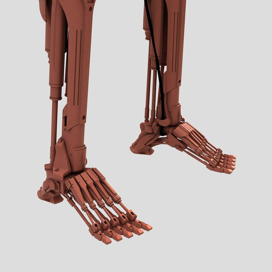 Terminator T-800 Genisys Endoskeleton 3D Model by The_Djon