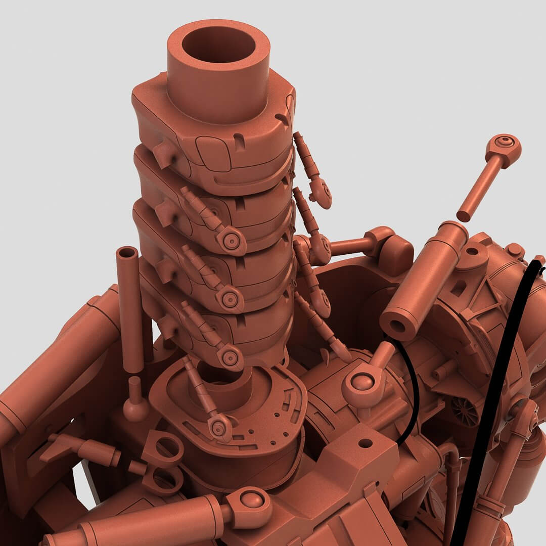 Terminator T-800 Genisys Endoskeleton 3D Model by The_Djon