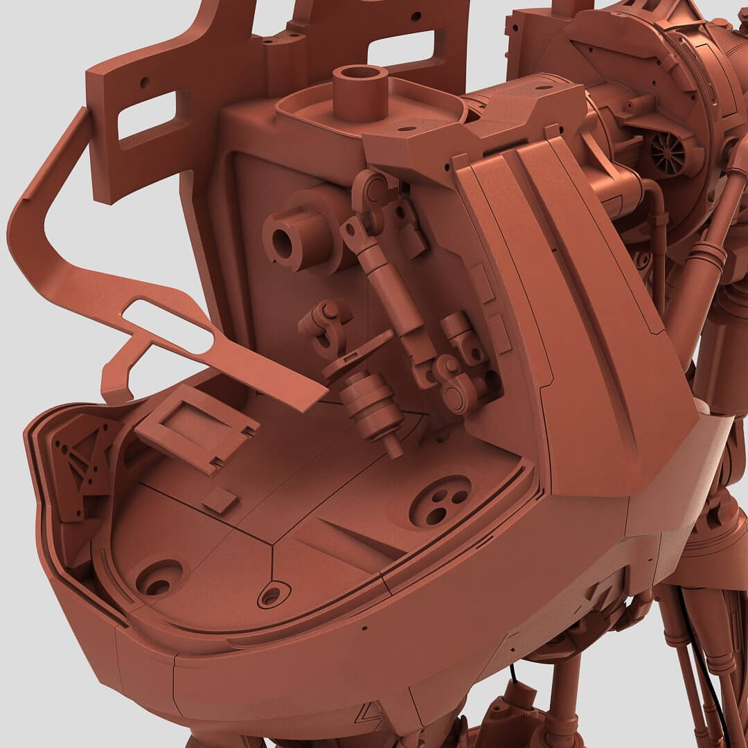 Terminator T-800 Genisys Endoskeleton 3D Model by The_Djon