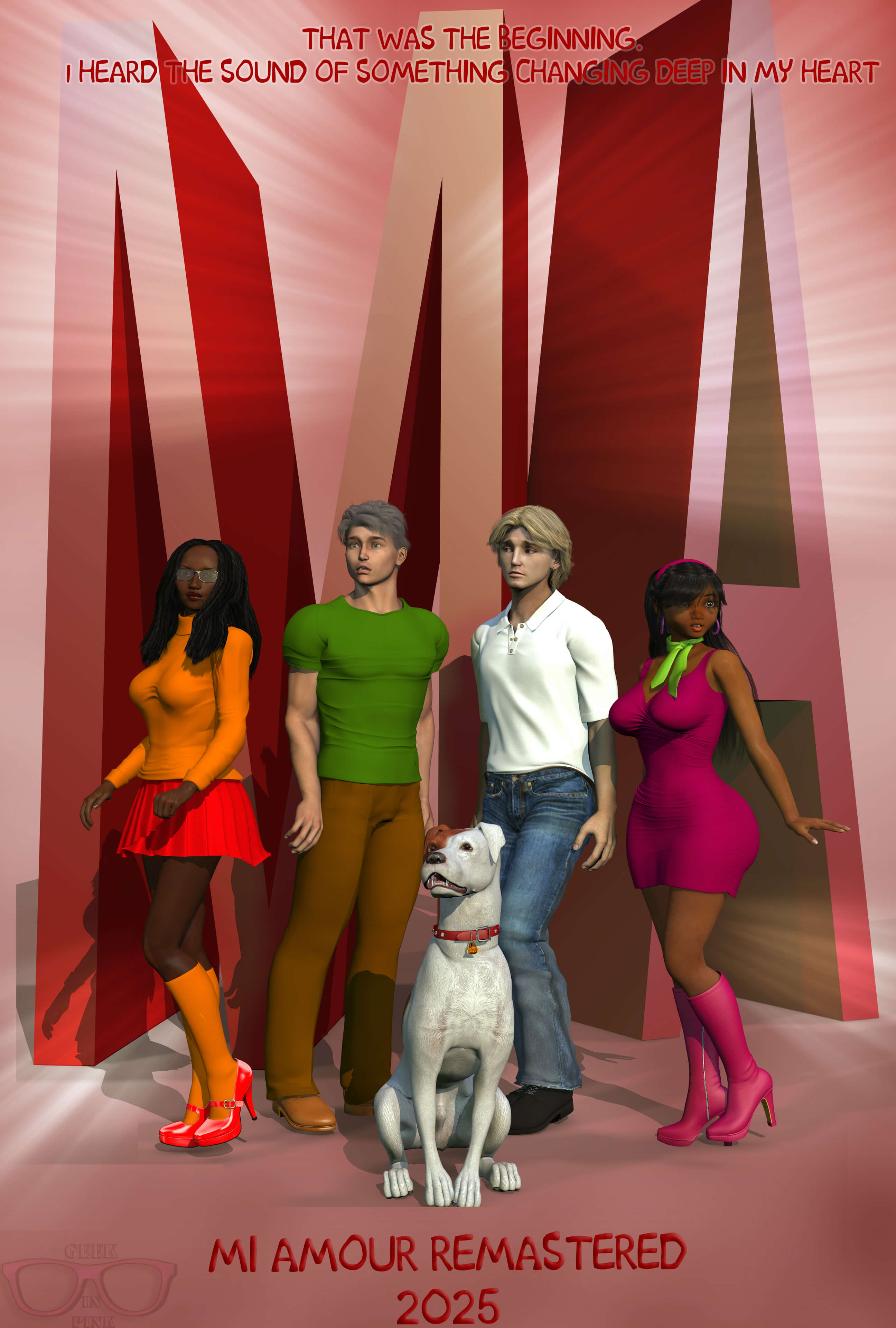 [Mi Amour Remastered] Spooky Boo 3D Render by The-Geek-In-Pink