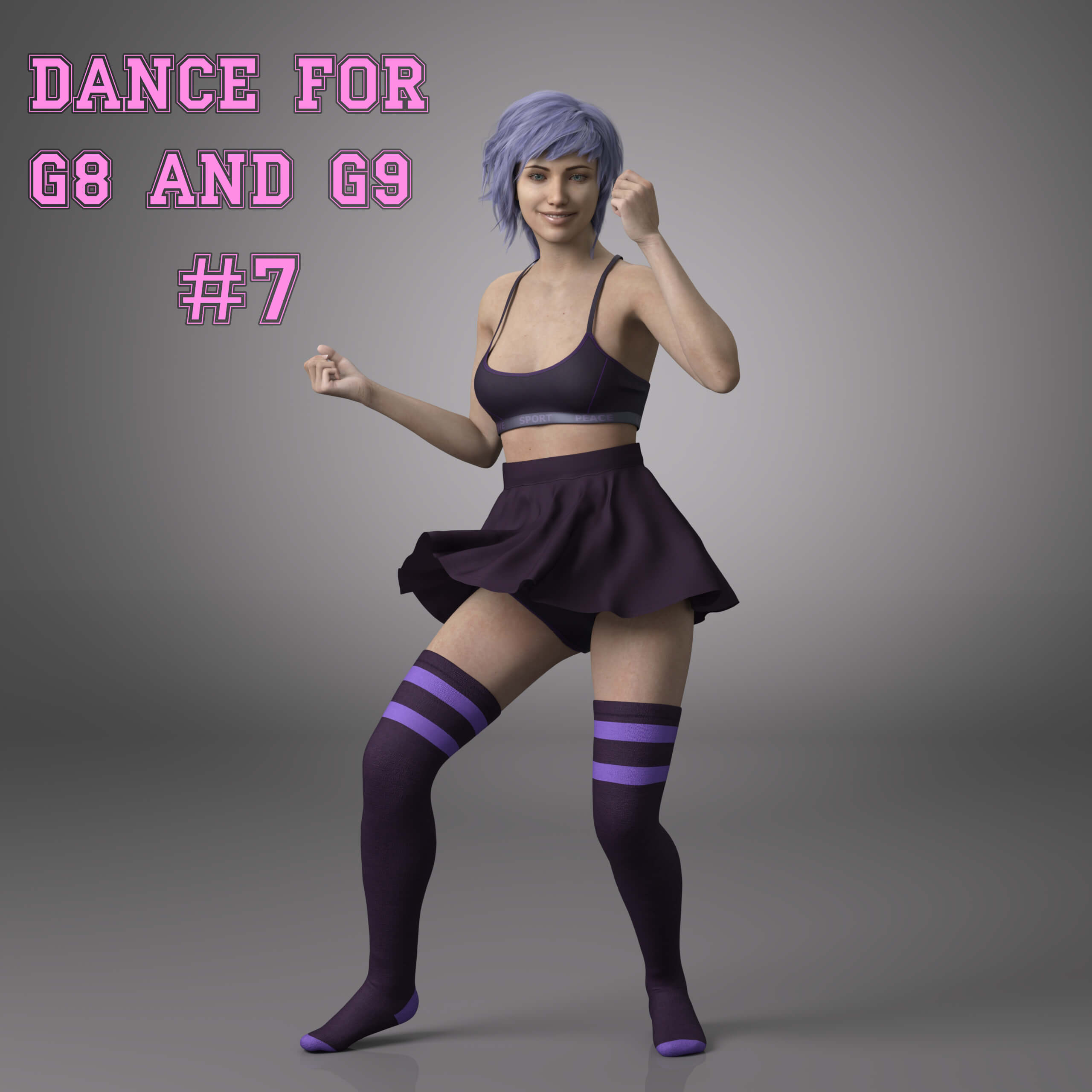 Bundle #3. Ten Dance Animations for G8 and G9 - Daz Content by The hawk