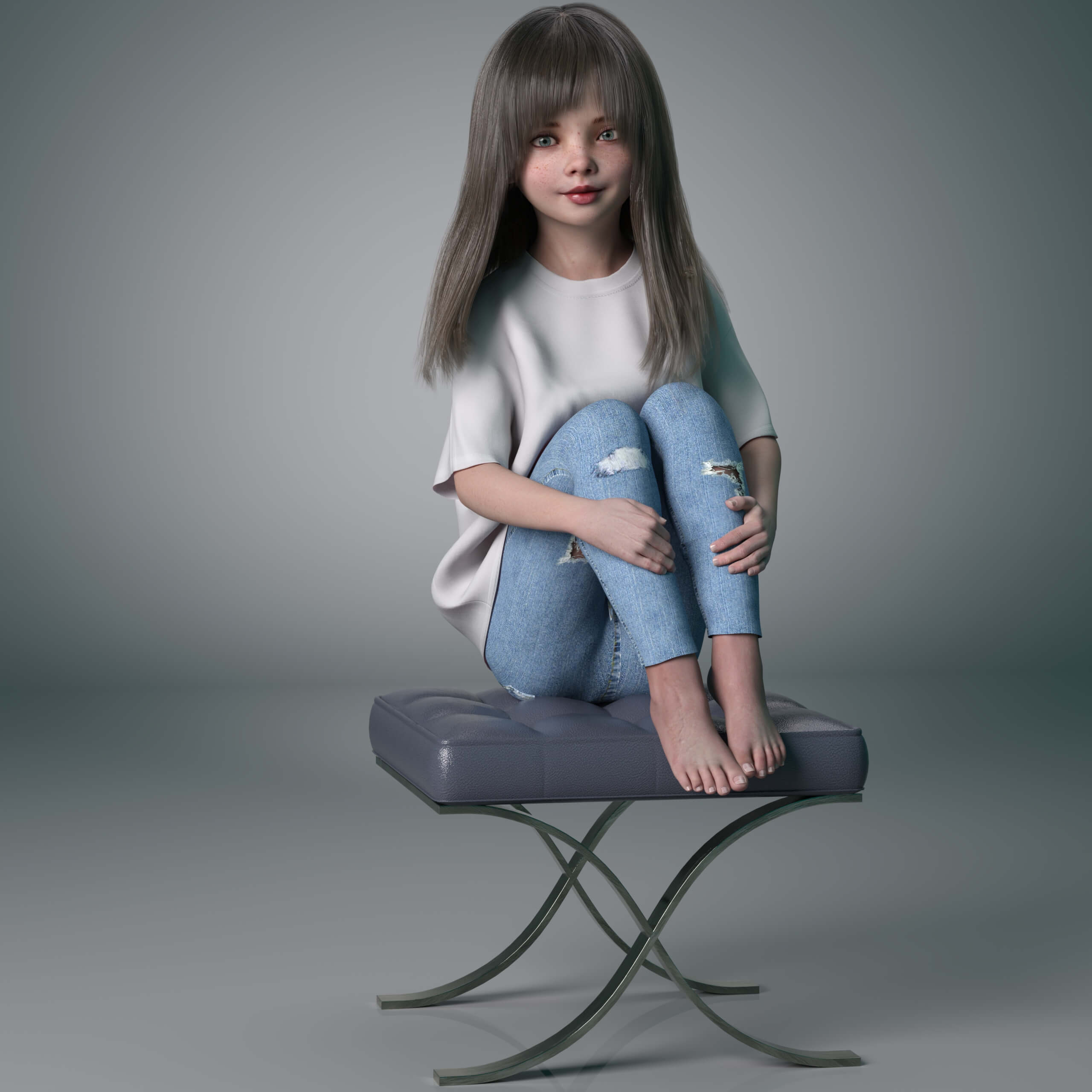 Katya 3D Render, Digital Art by The hawk
