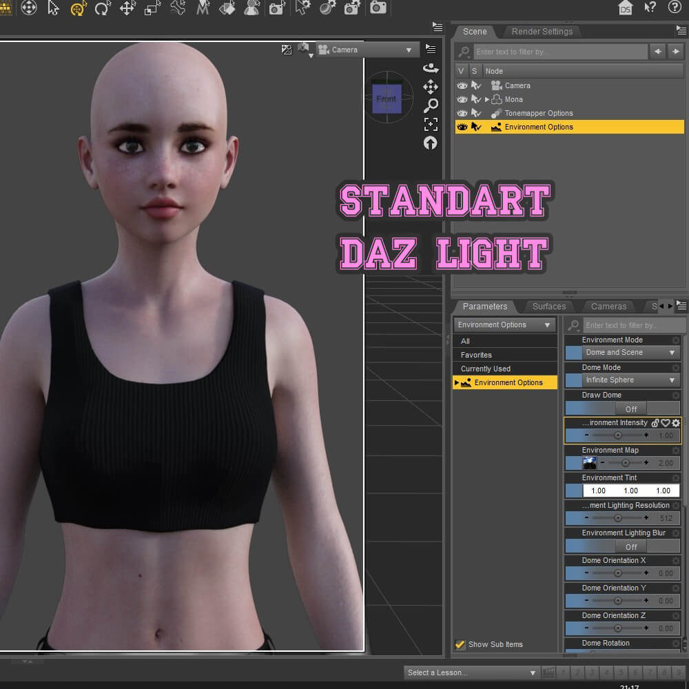 Mona for Genesis 8 Female - Daz Content by The hawk