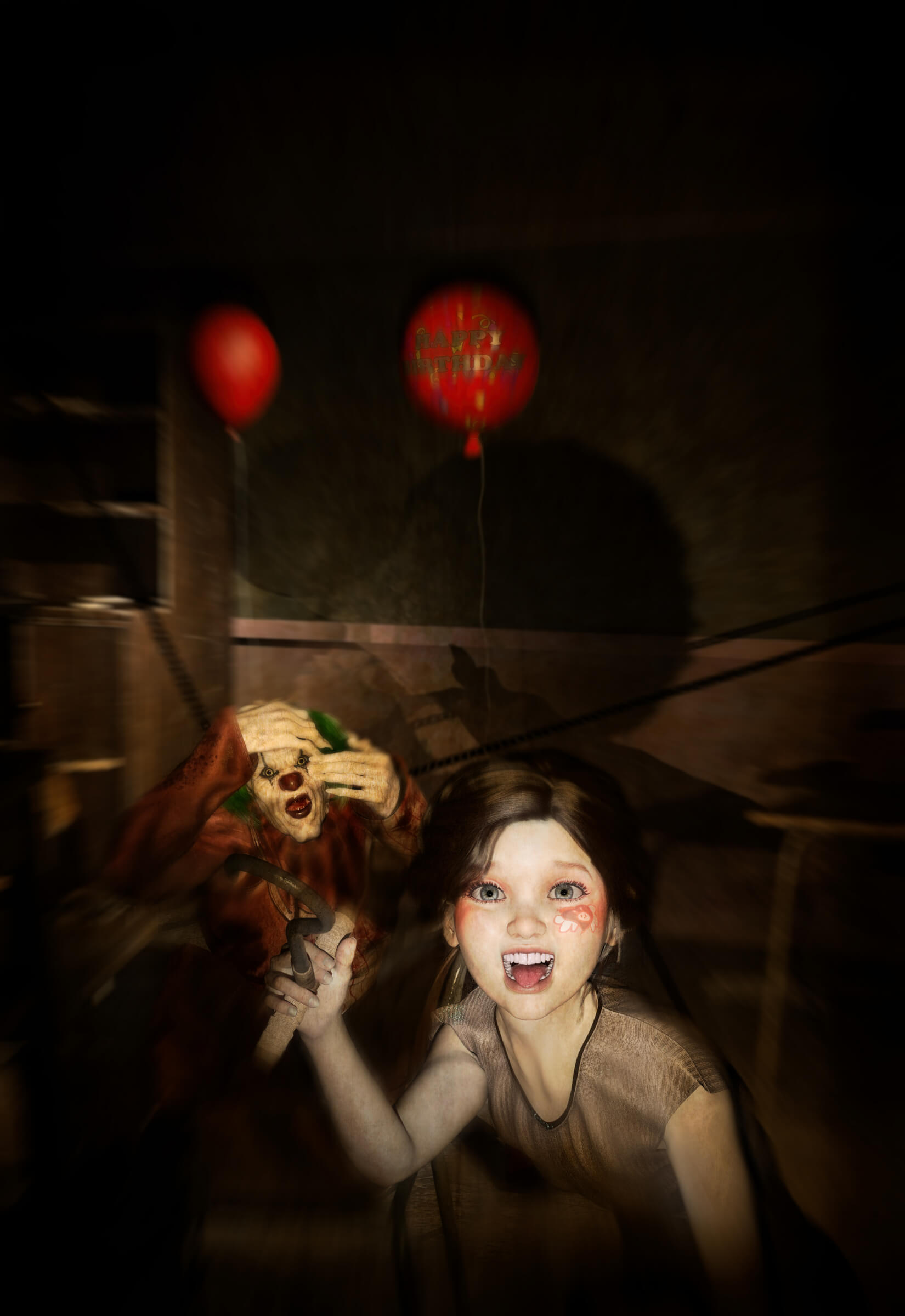 happy birthday mister clown 3D Render | RenderHub Gallery