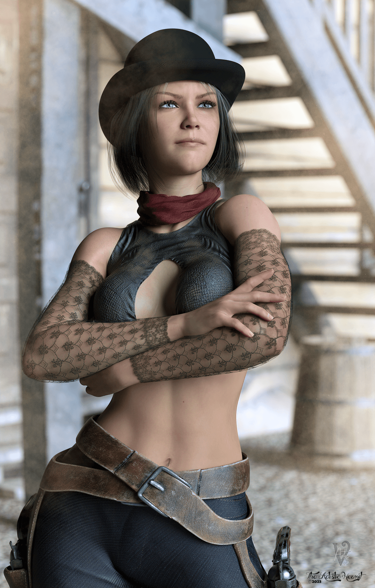 Wild West Ambra 3D Render | RenderHub Gallery