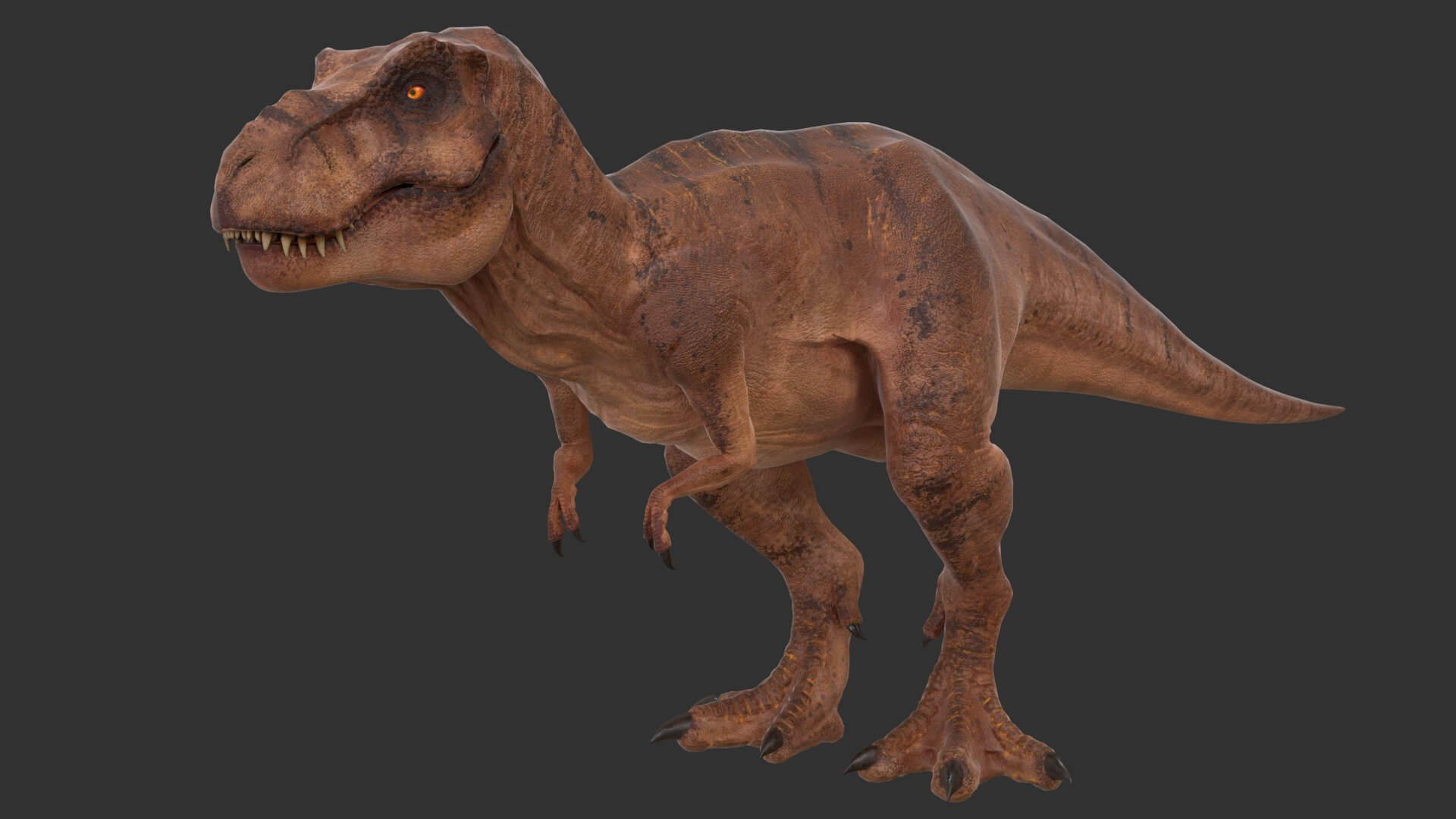 Artstation Jurassic Park Tyrannosaurus Rex 3d Model Low