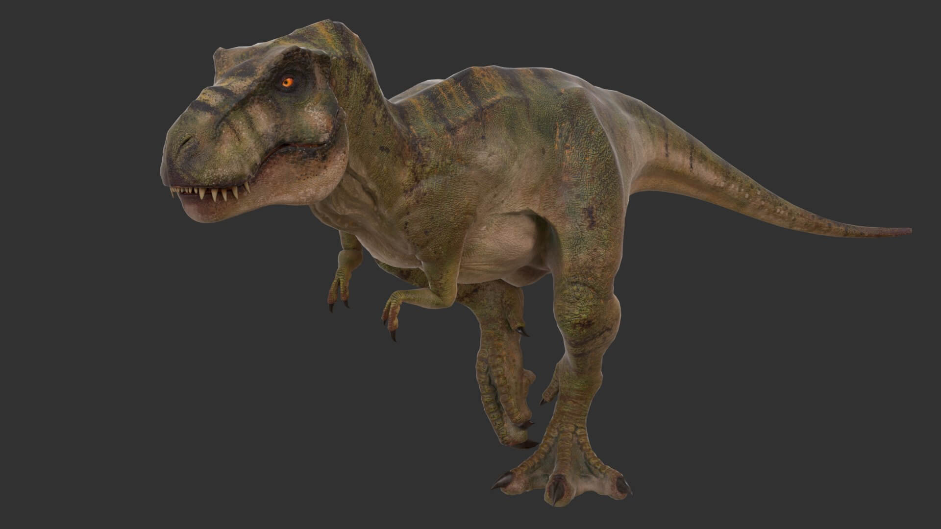 Artstation Jurassic Park Tyrannosaurus Rex 3d Model Low