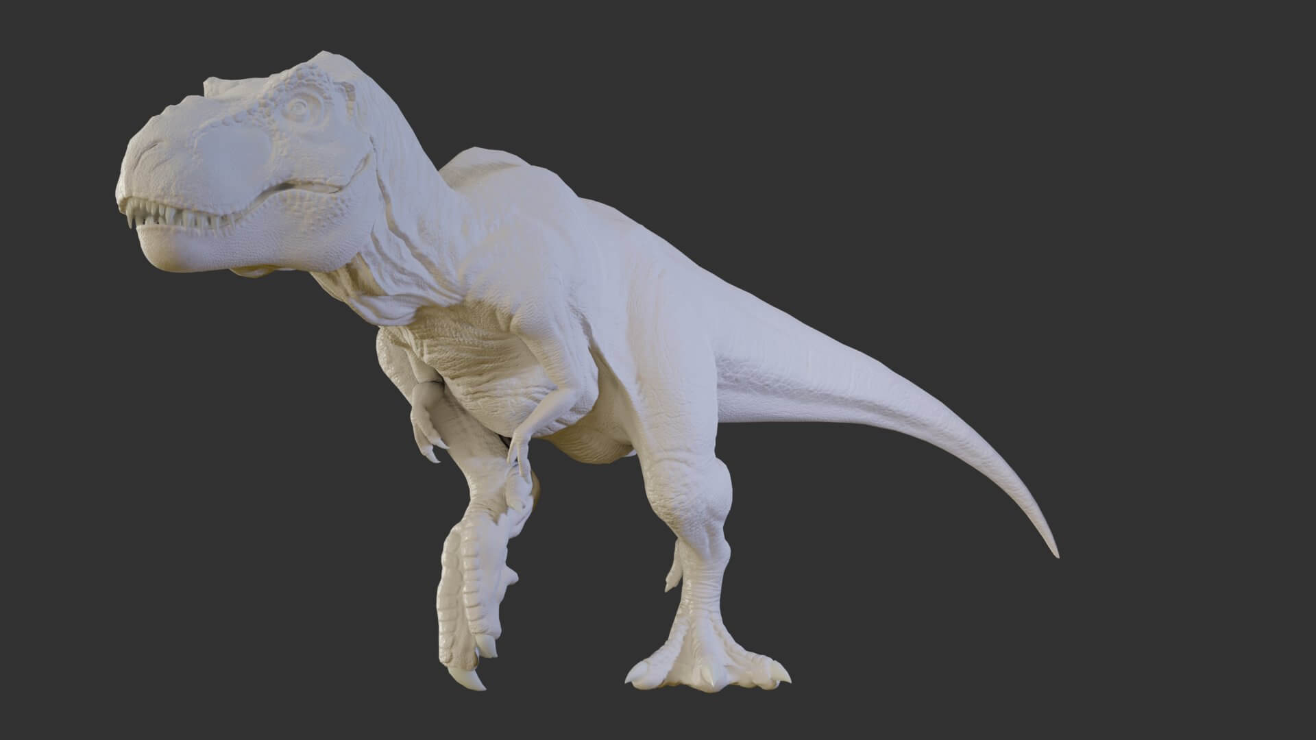 Jurassic Park Tyrannosaurus Rex - 3D Model by TheBartArt