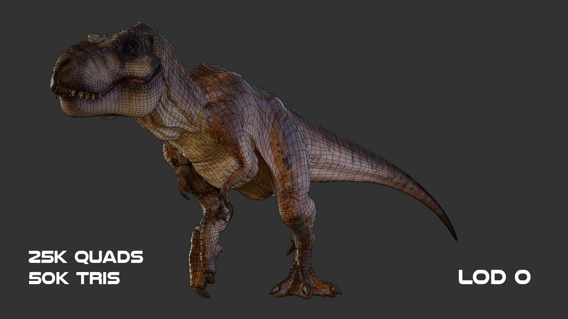 Jurassic Park Tyrannosaurus Rex - 3D Model by TheBartArt