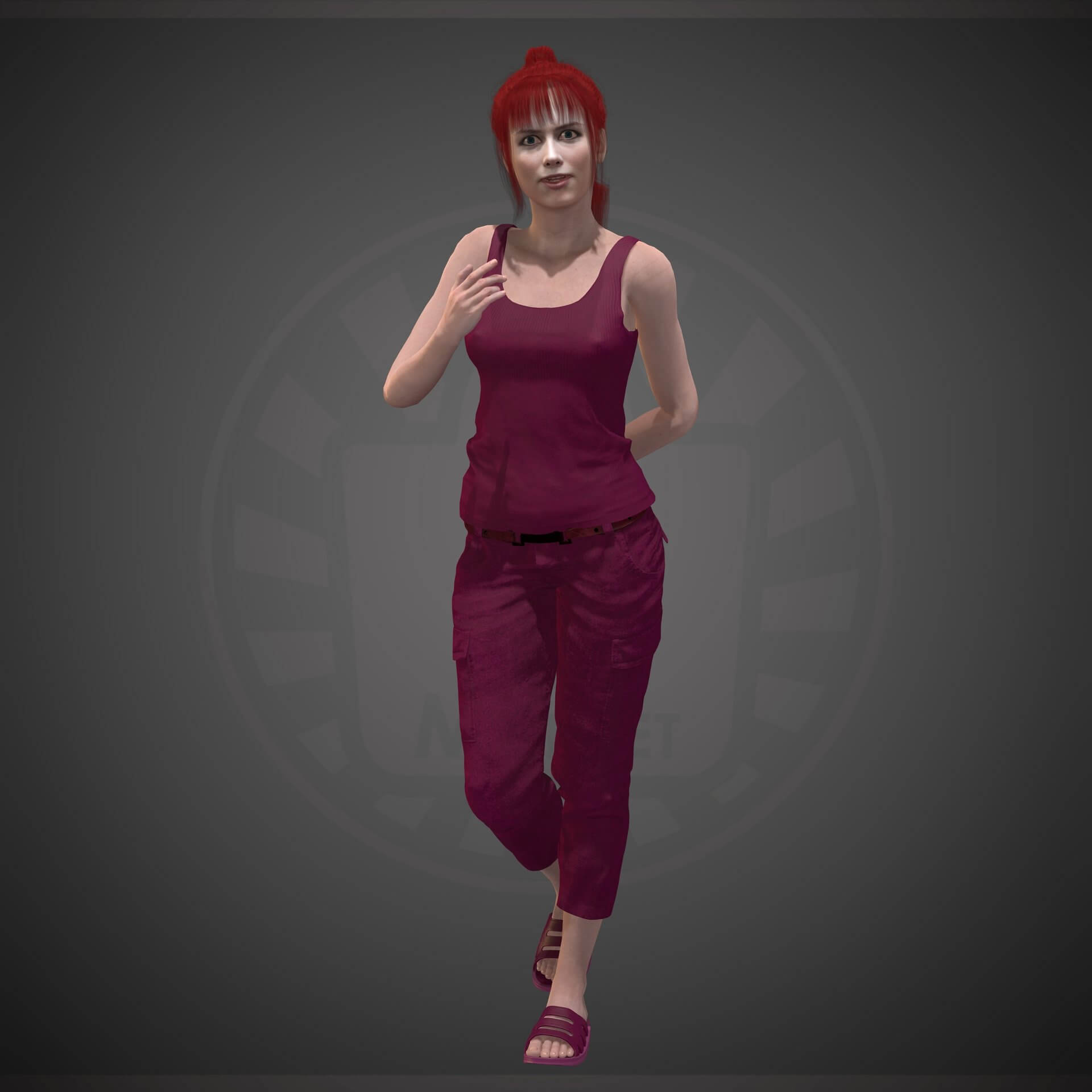 Adeline Meier - 3D Model by TheBeachMarket