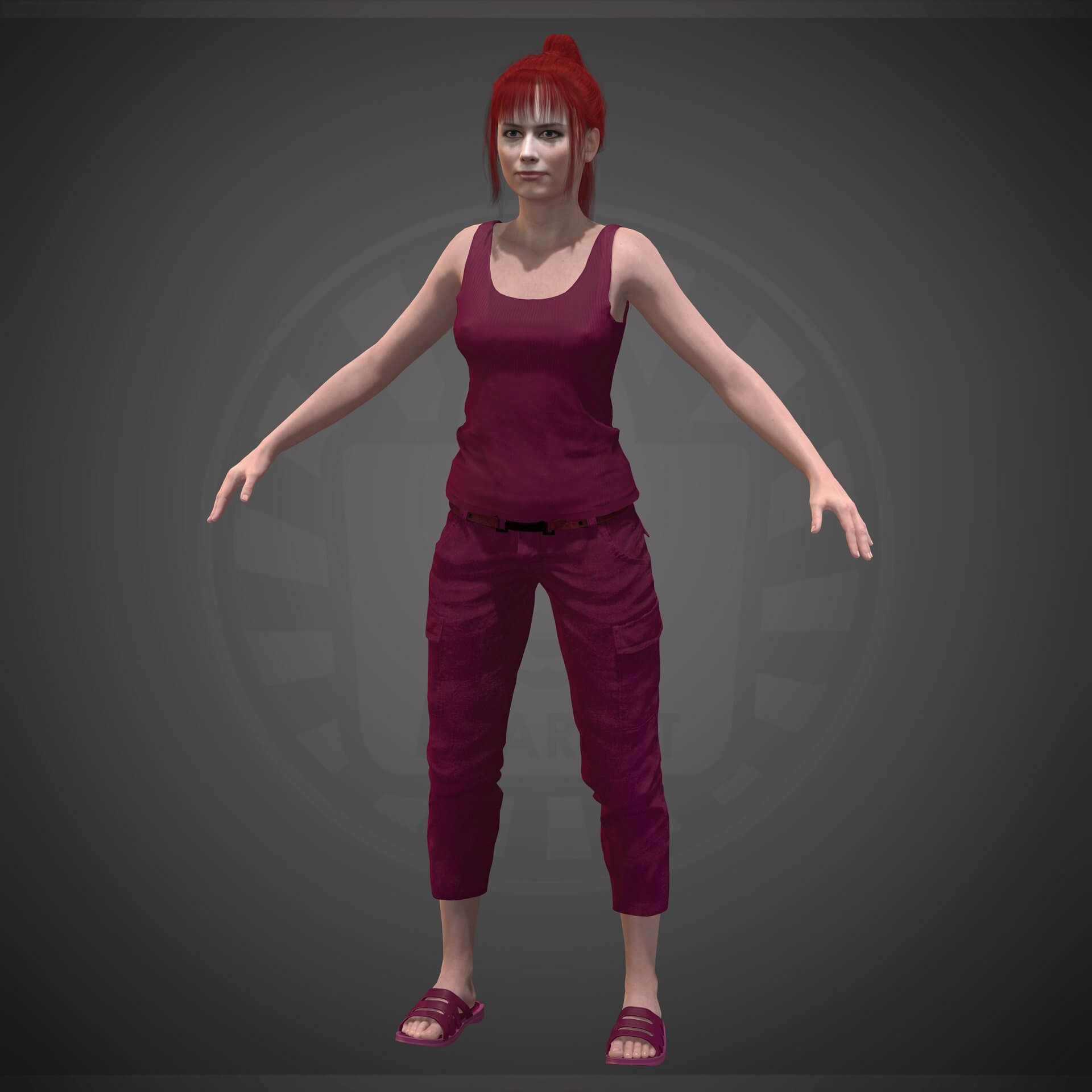 Adeline Meier - 3D Model by TheBeachMarket