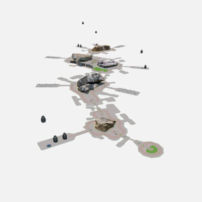 Archipelago Cities - 3D Model by TheBeachMarket