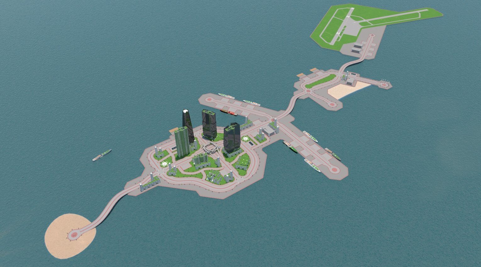 Vice City 3d Map