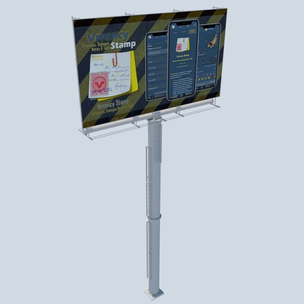 Billboard Tower - 3D Model by TheBeachMarket