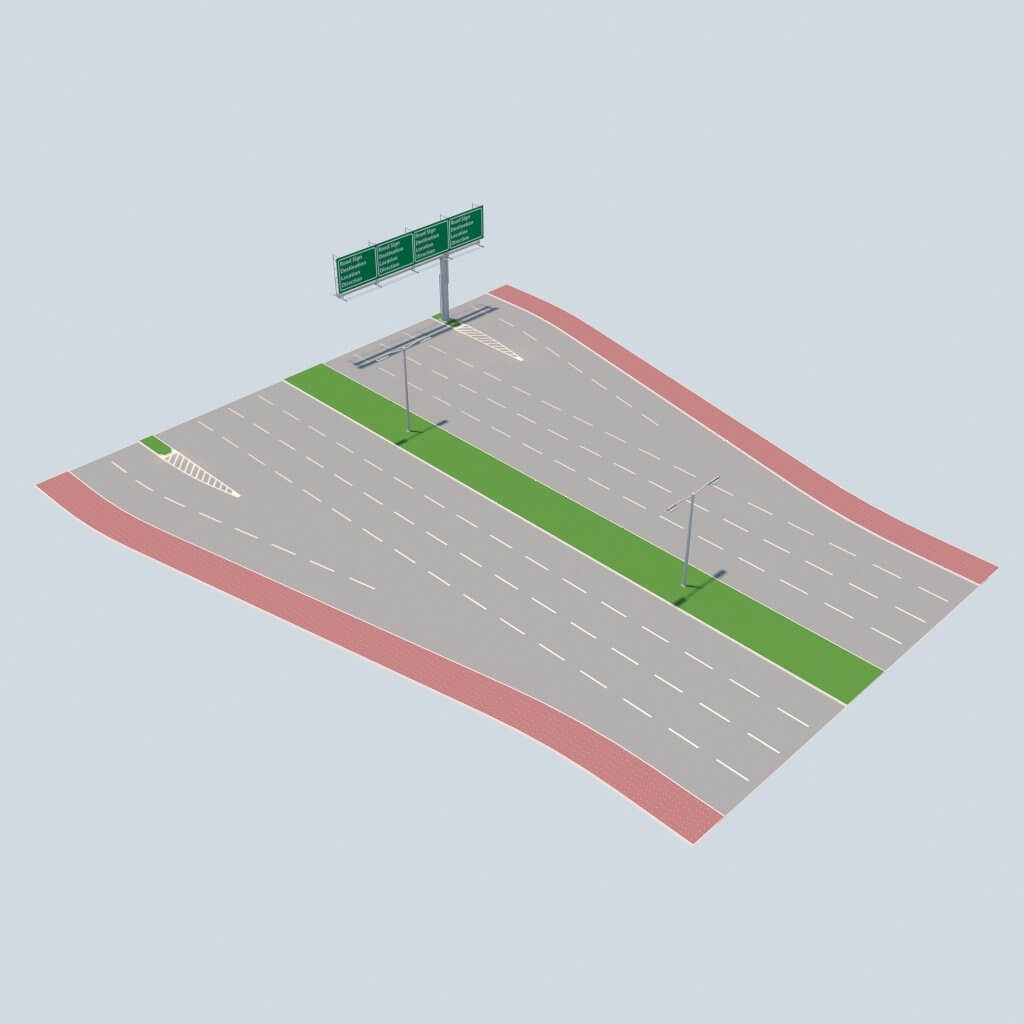 Bridge Exit - 3D Model by TheBeachMarket