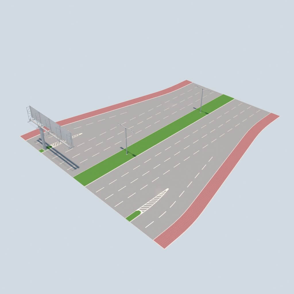 Bridge Exit - 3D Model by TheBeachMarket