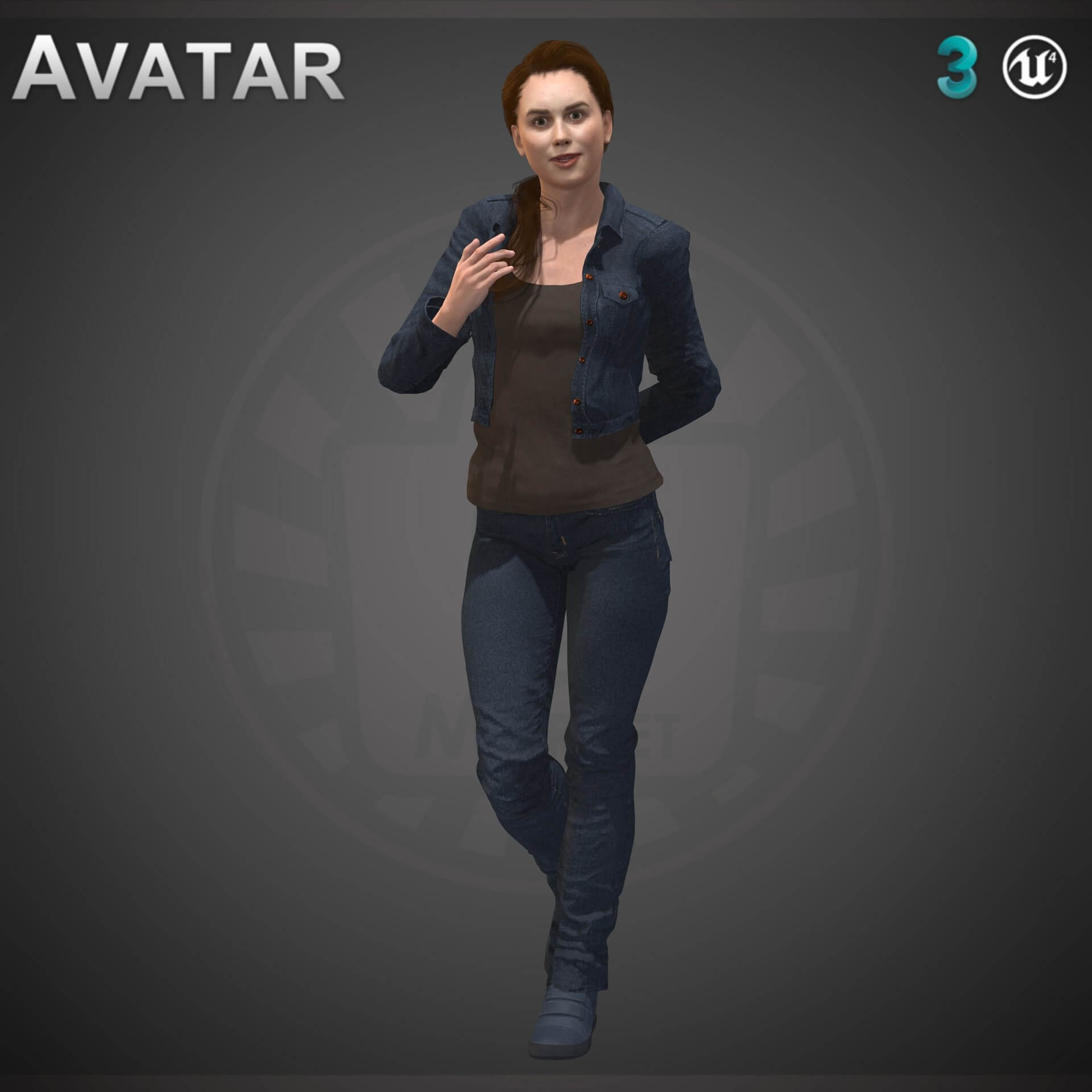 Brie Larson - 3D Model by TheBeachMarket