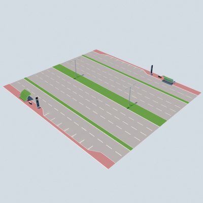 Bus Stop - 3D Model by TheBeachMarket