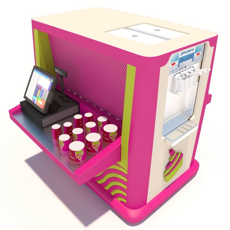 Cart Yogurt - 3D Model by TheBeachMarket