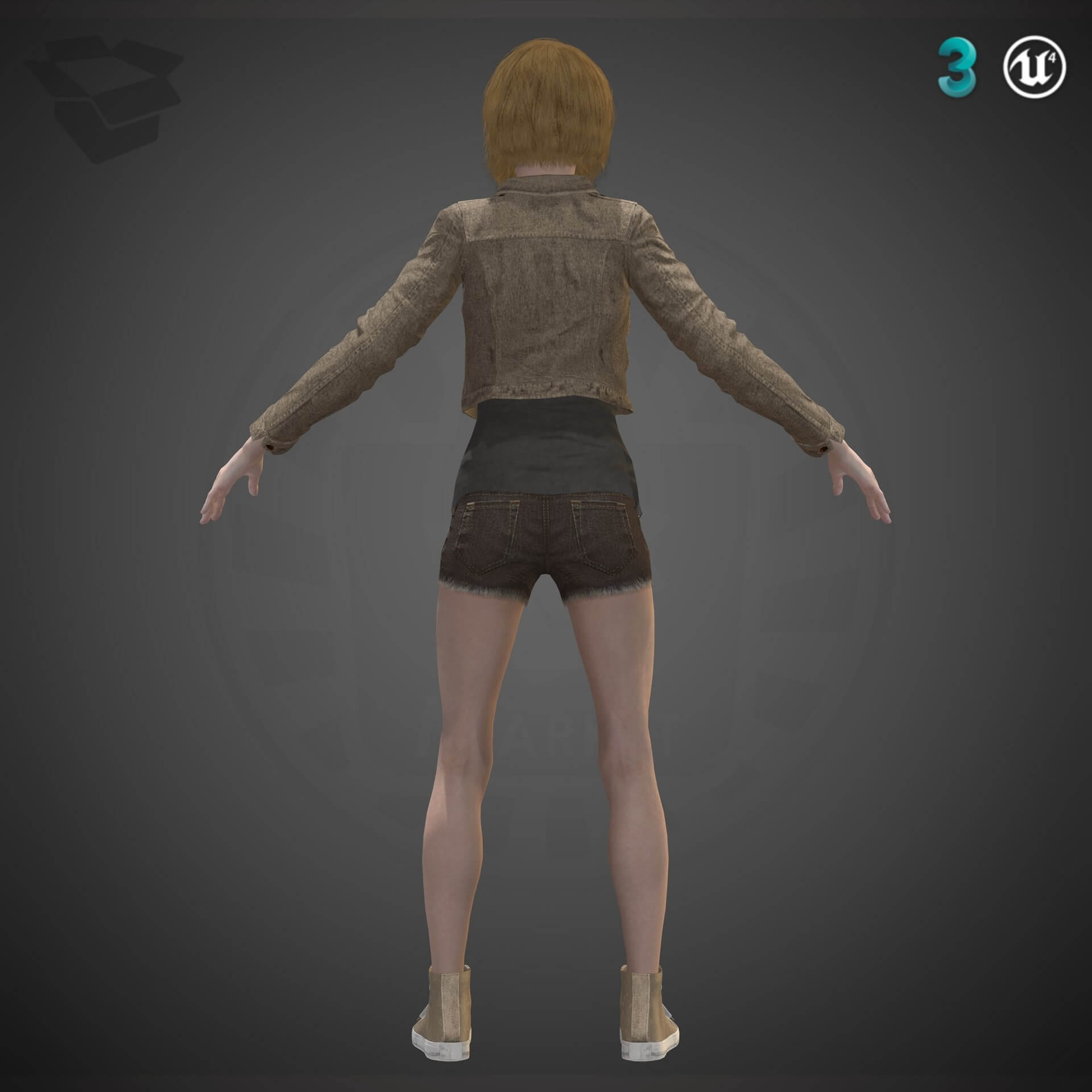 Charlise Fischer - 3D Model by TheBeachMarket