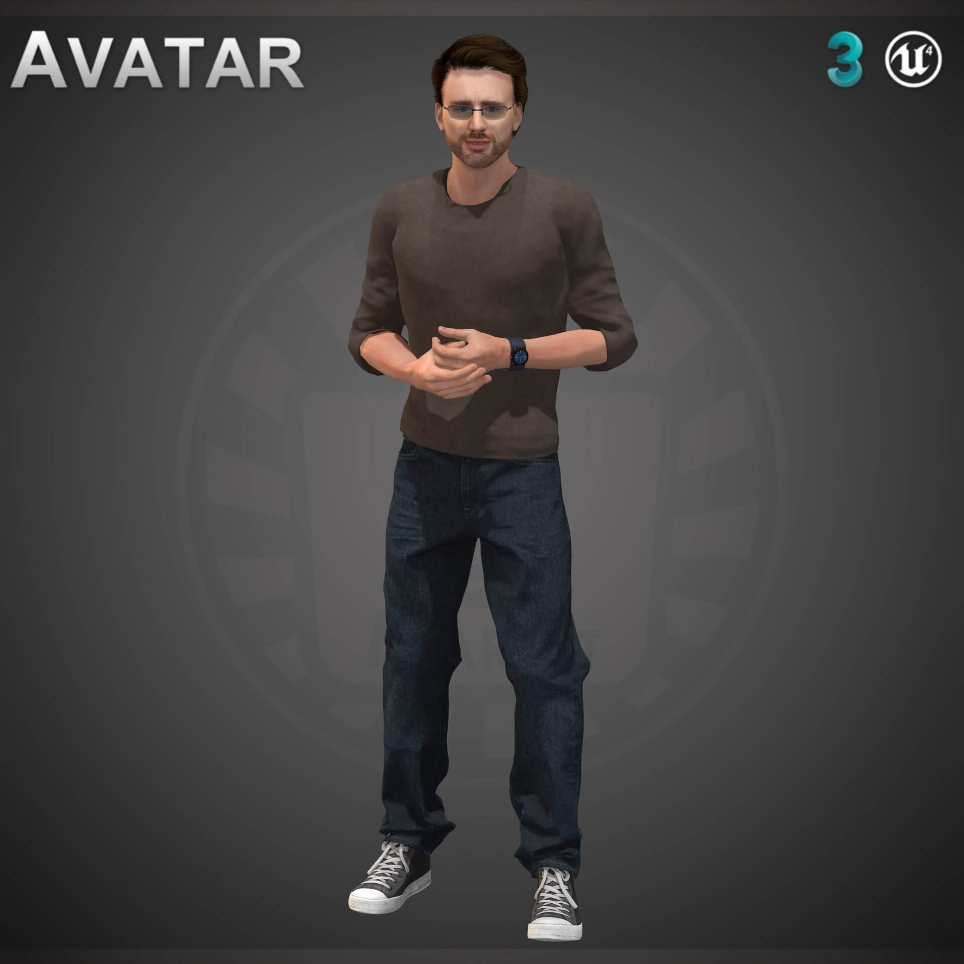 Chris Evans - 3D Model by TheBeachMarket