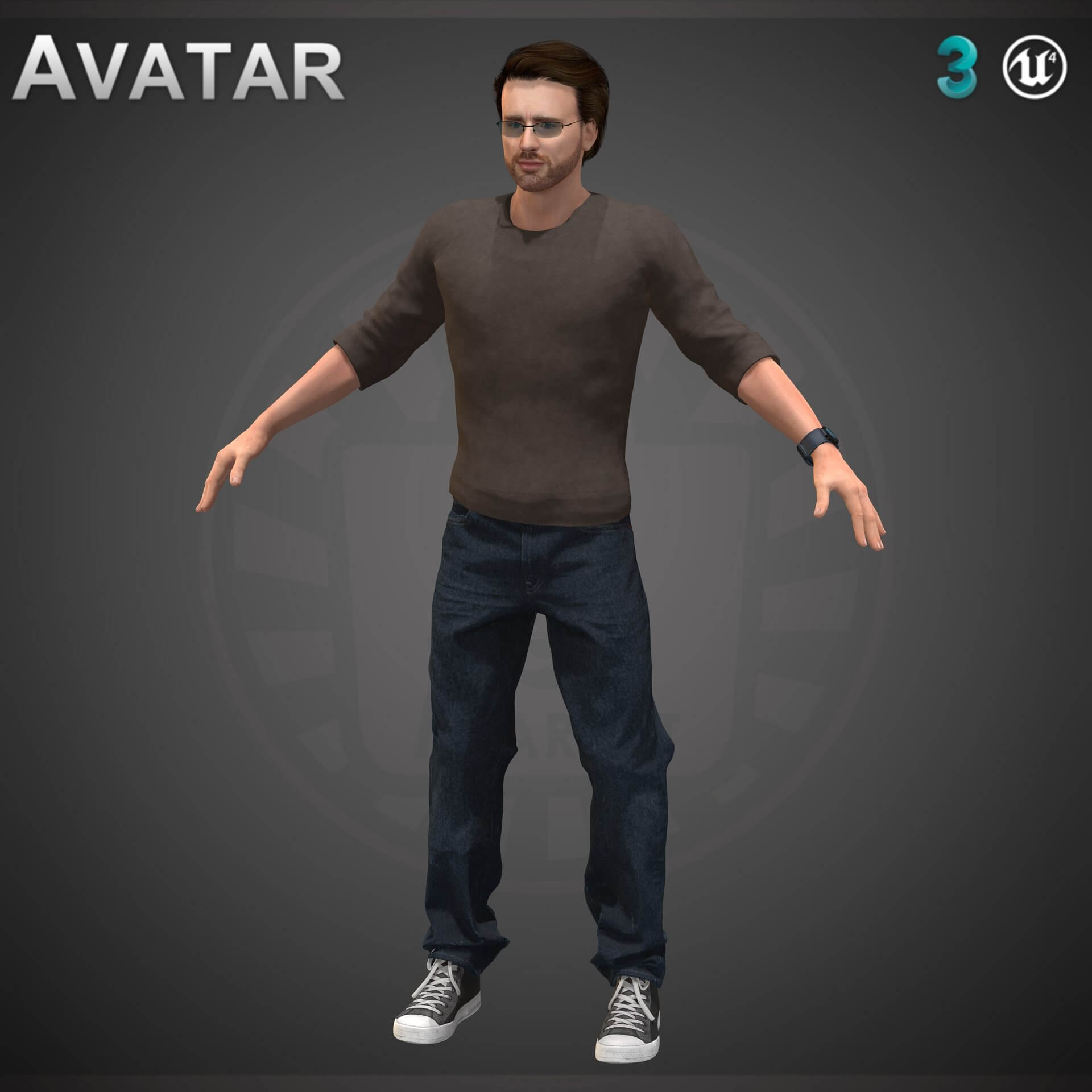 Chris Evans - 3D Model by TheBeachMarket