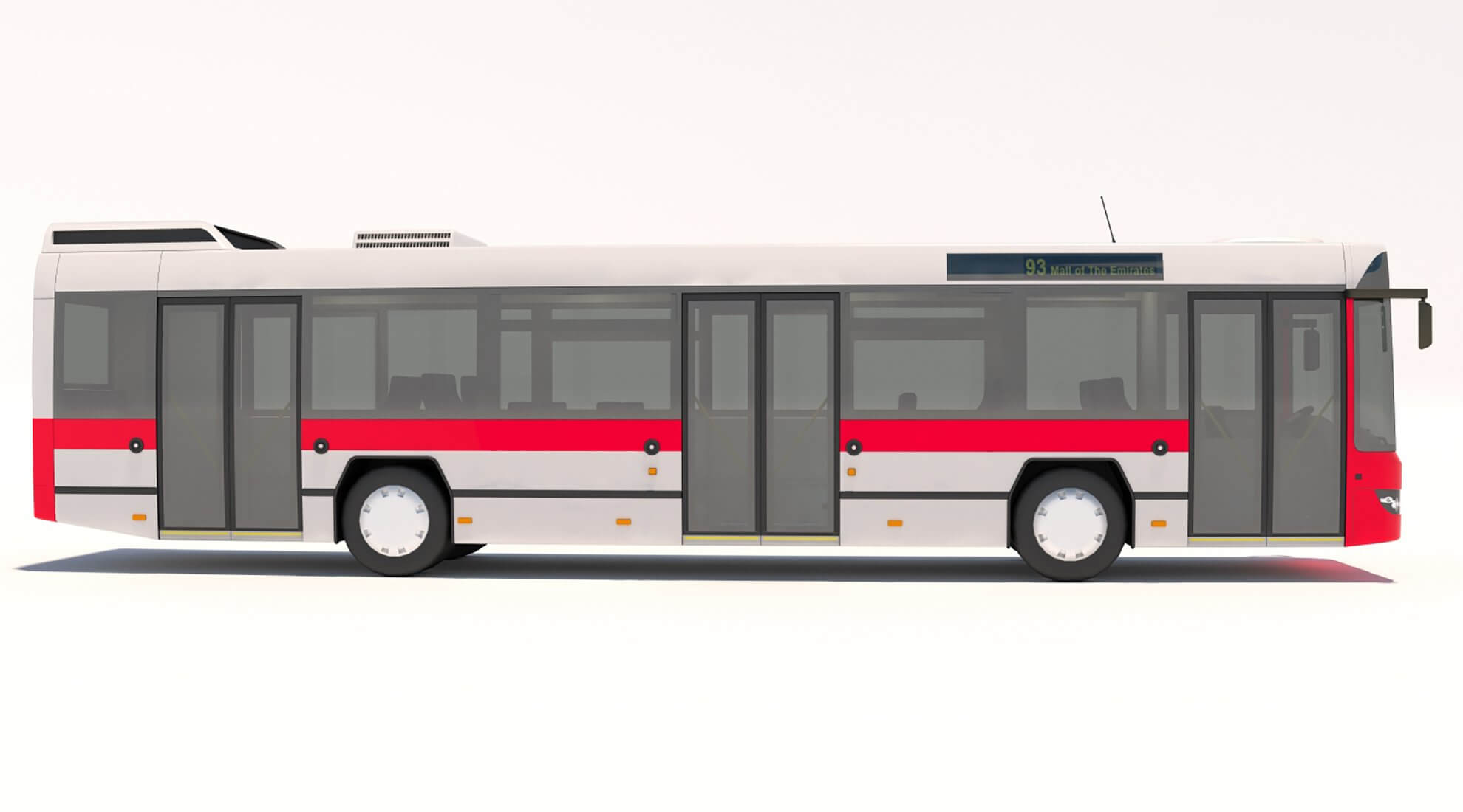 Dubai Bus - 3D Model by TheBeachMarket
