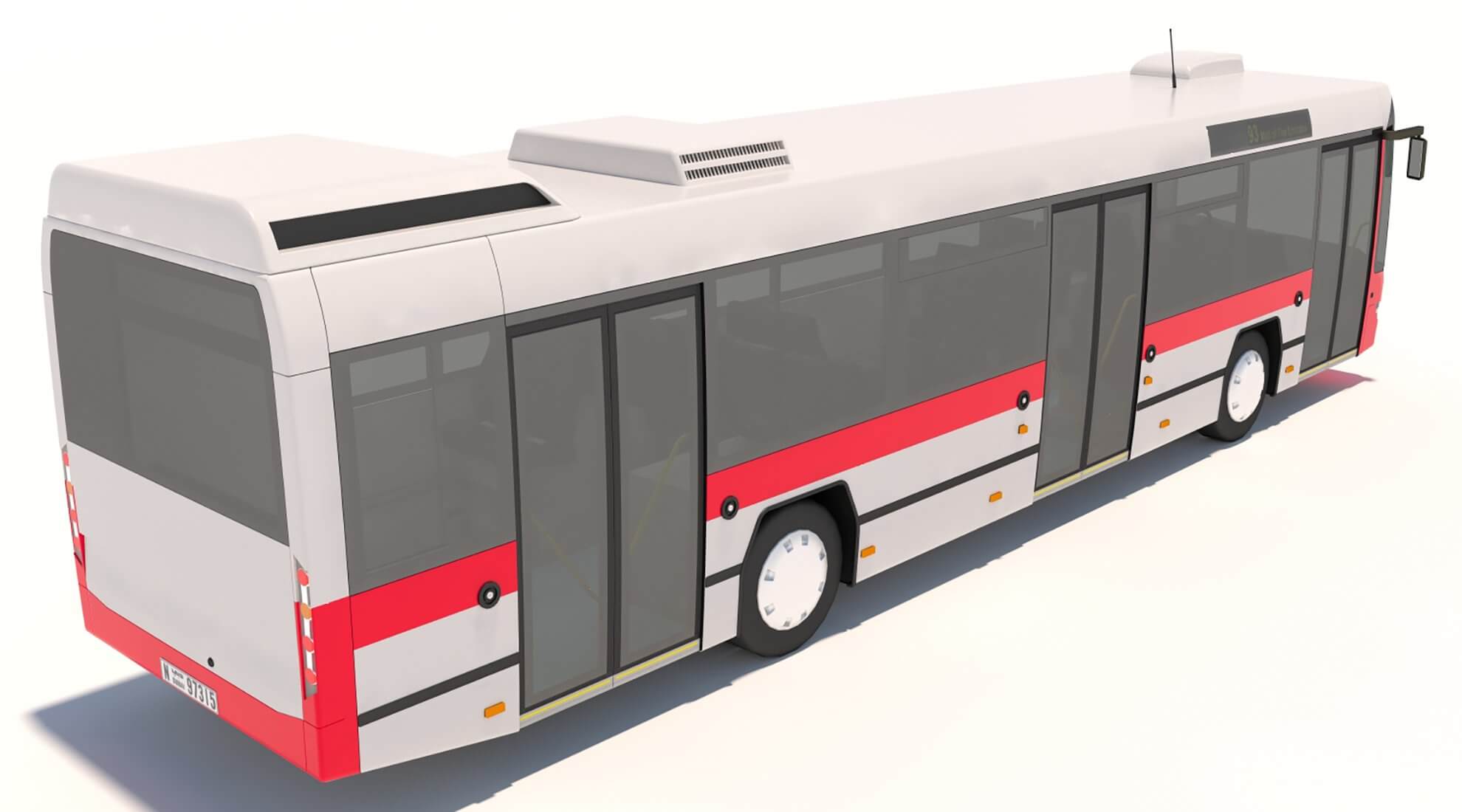 Dubai Bus - 3D Model by TheBeachMarket