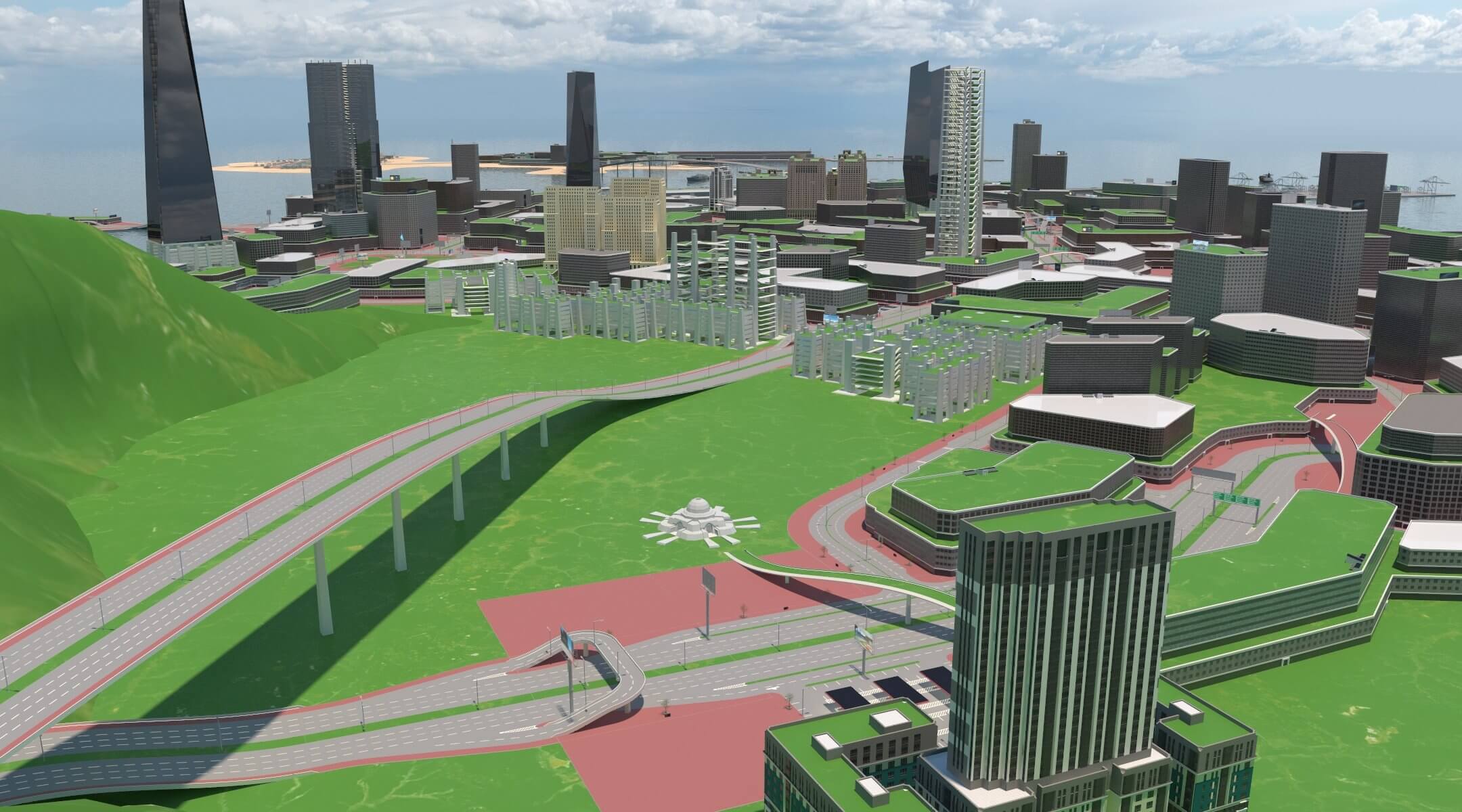 Eco City 2063 - 3D Model by TheBeachMarket