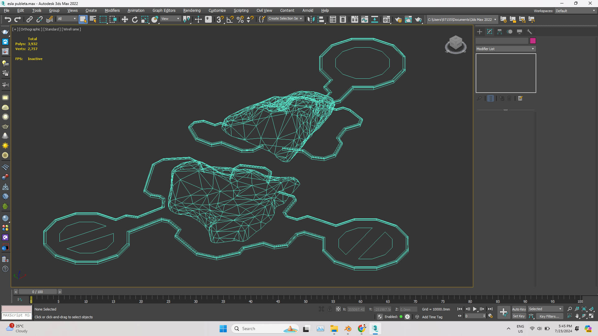 Esla Publeta - Island Platform for Threejs 3D Model by TheBeachMarket