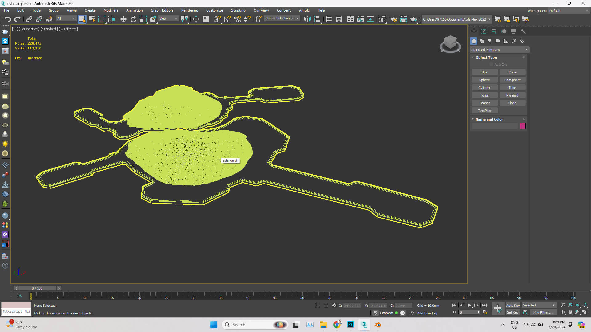 Esla Xargil for Threejs - 3D Model by TheBeachMarket