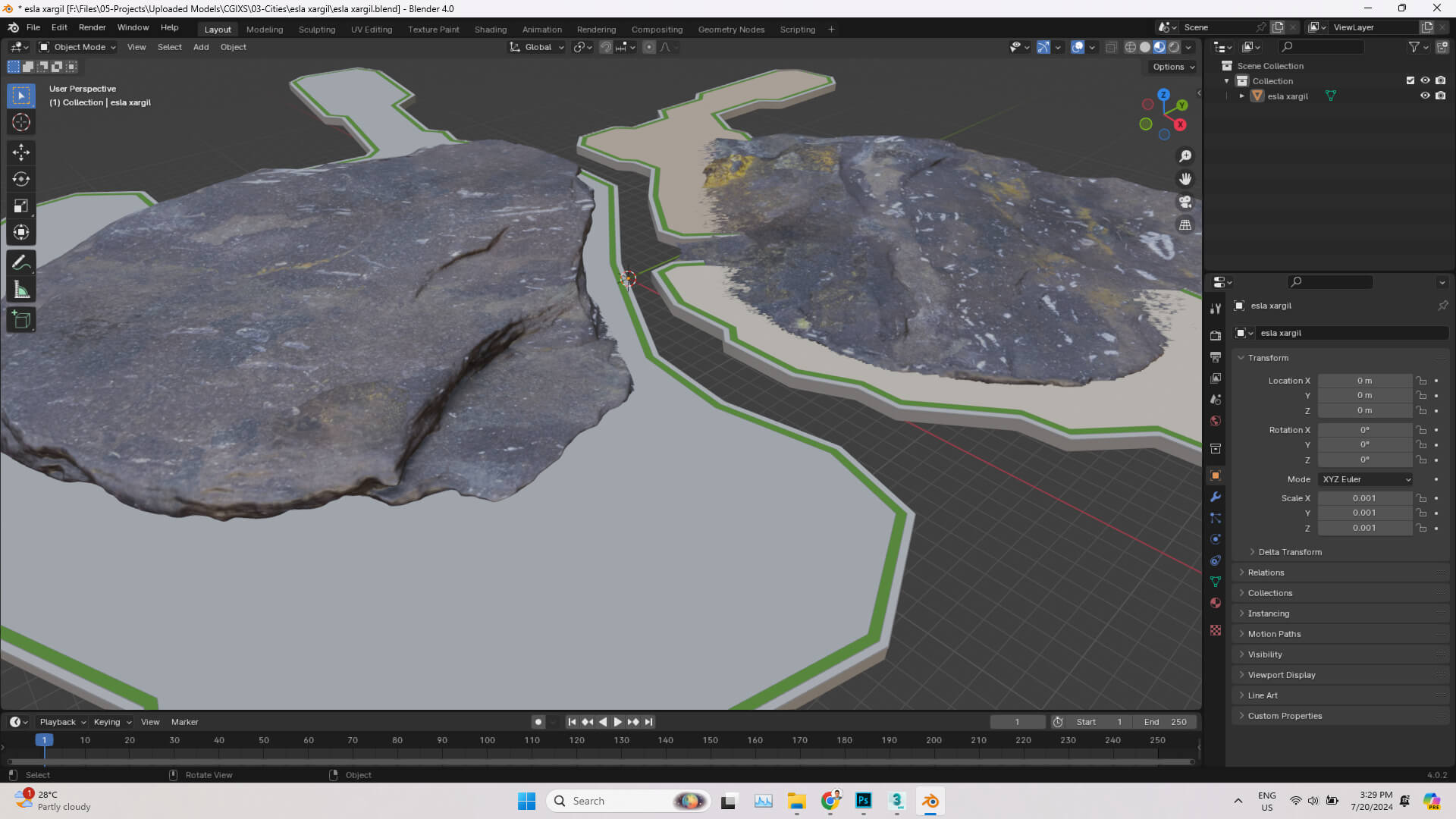 Esla Xargil for Threejs - 3D Model by TheBeachMarket