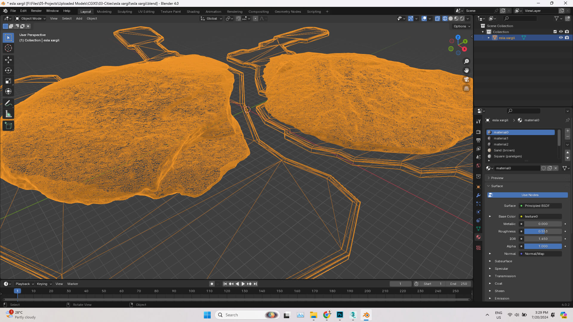Esla Xargil for Threejs - 3D Model by TheBeachMarket