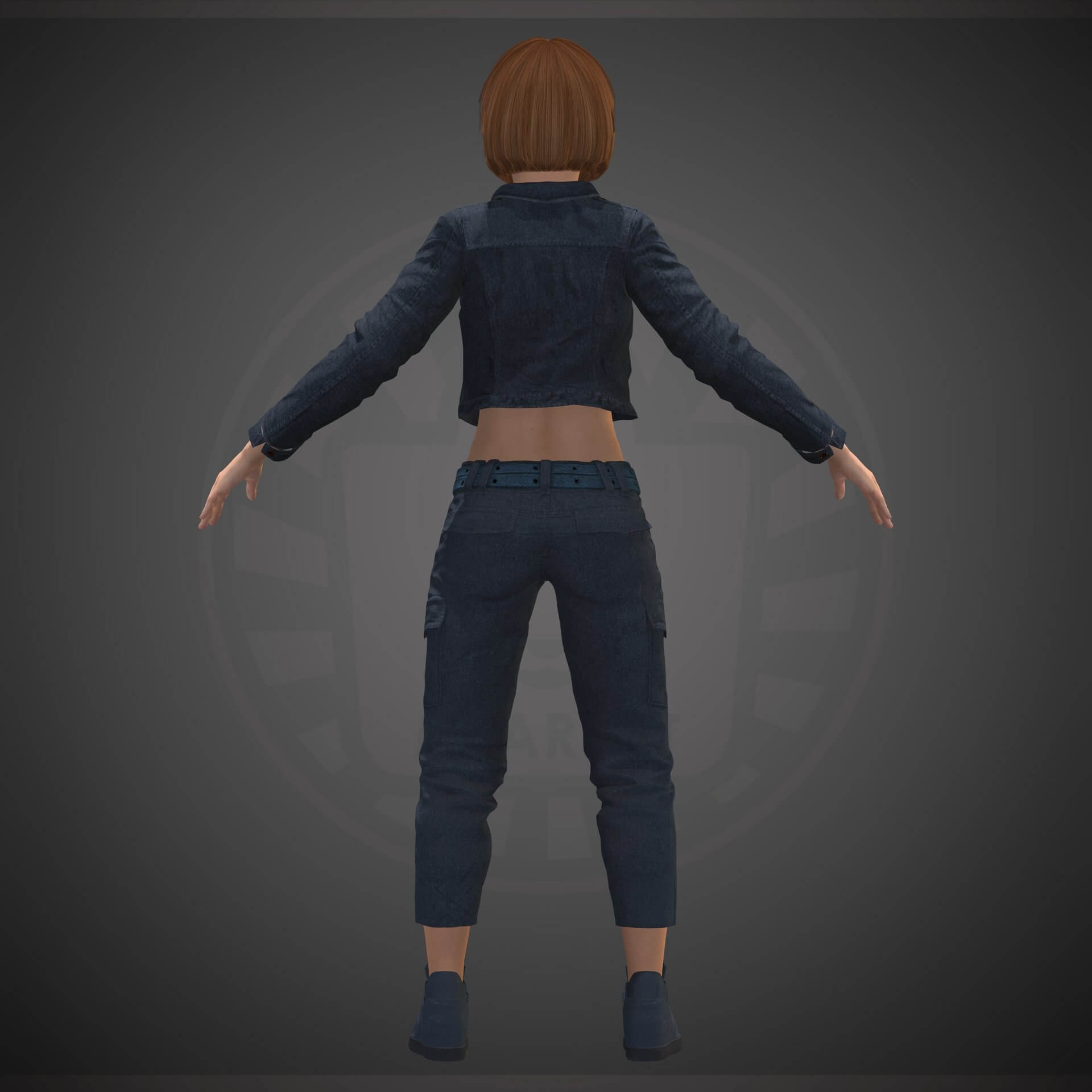 Female Character - 3D Model by TheBeachMarket