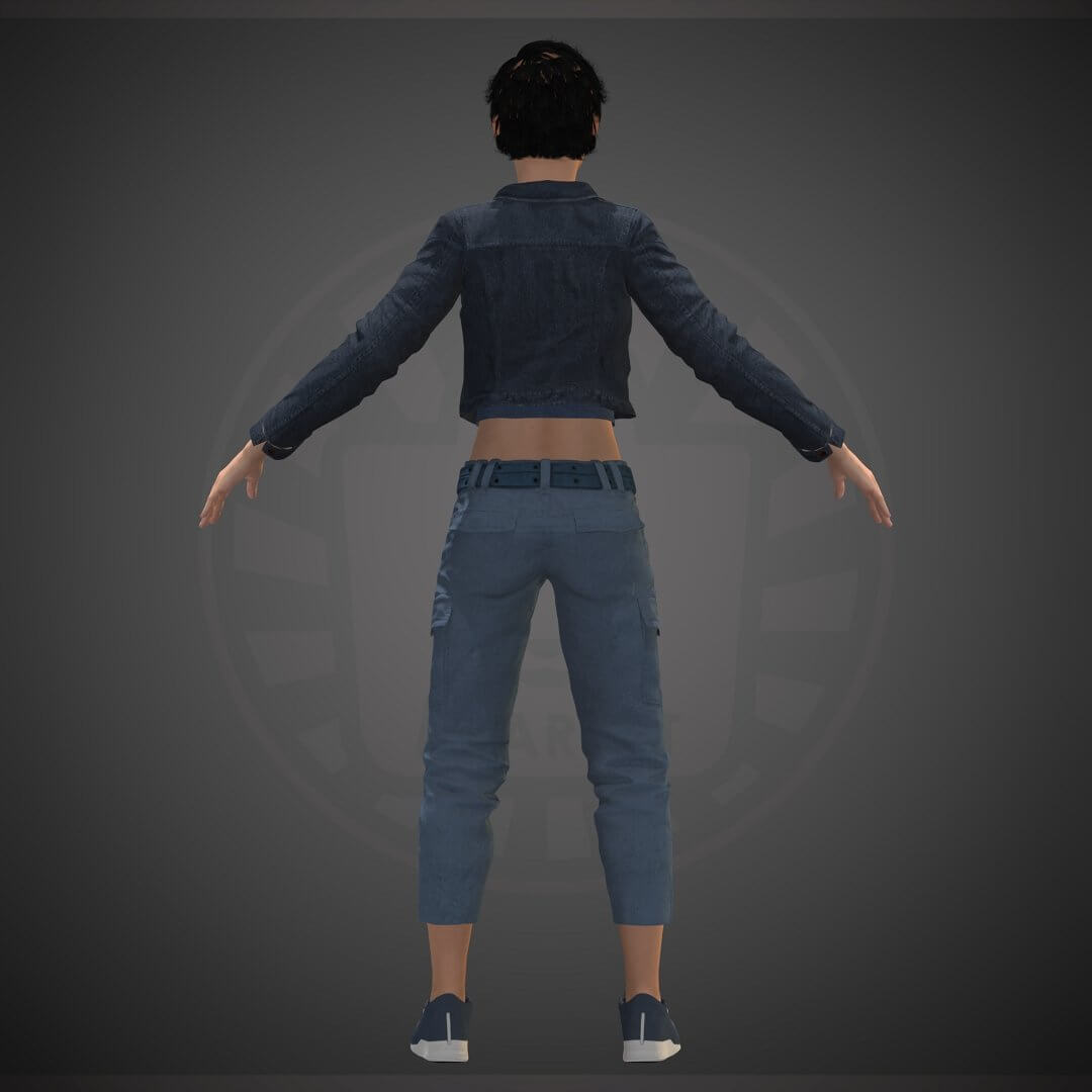 Female Character - 3D Model by TheBeachMarket