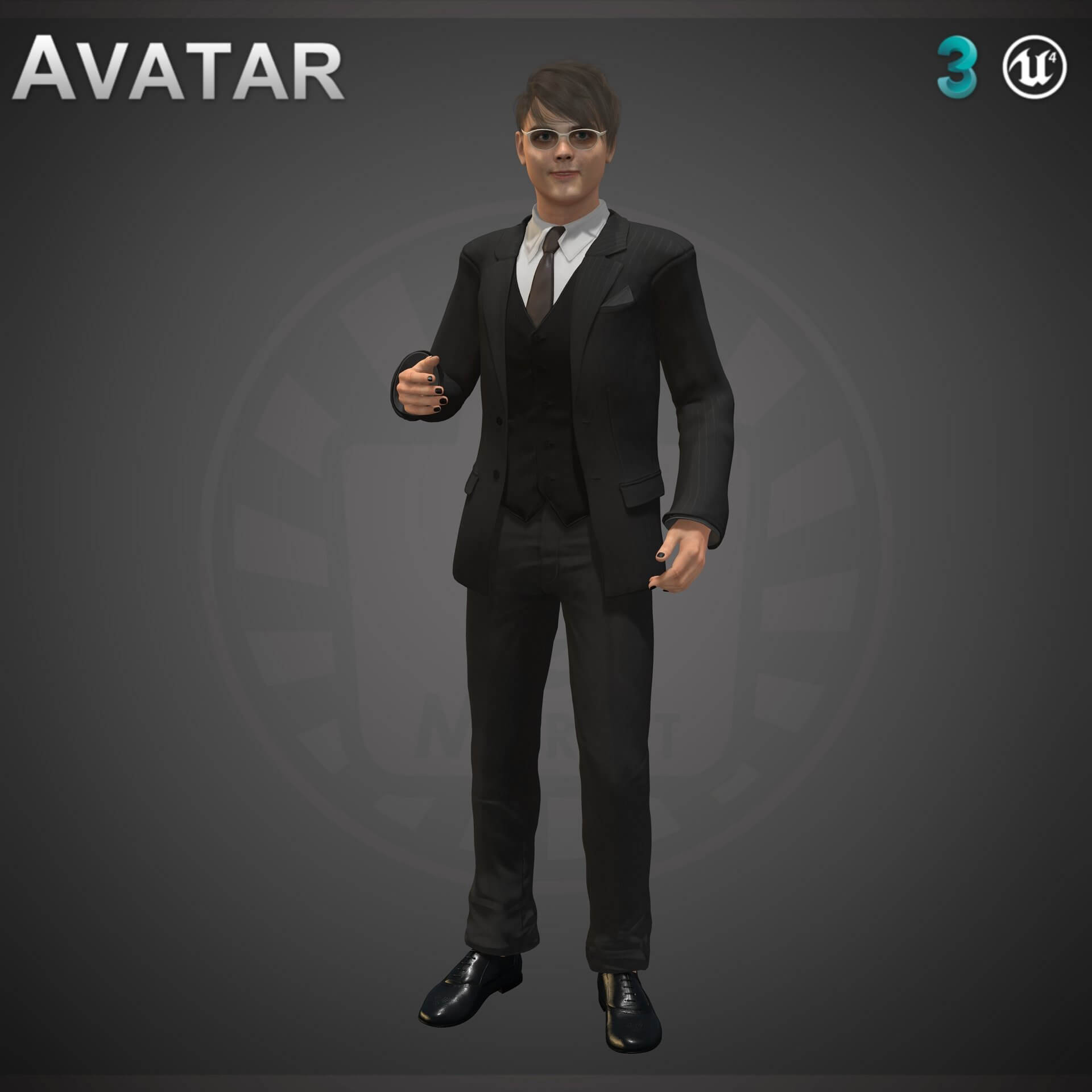 Gerard Way - 3D Model by TheBeachMarket