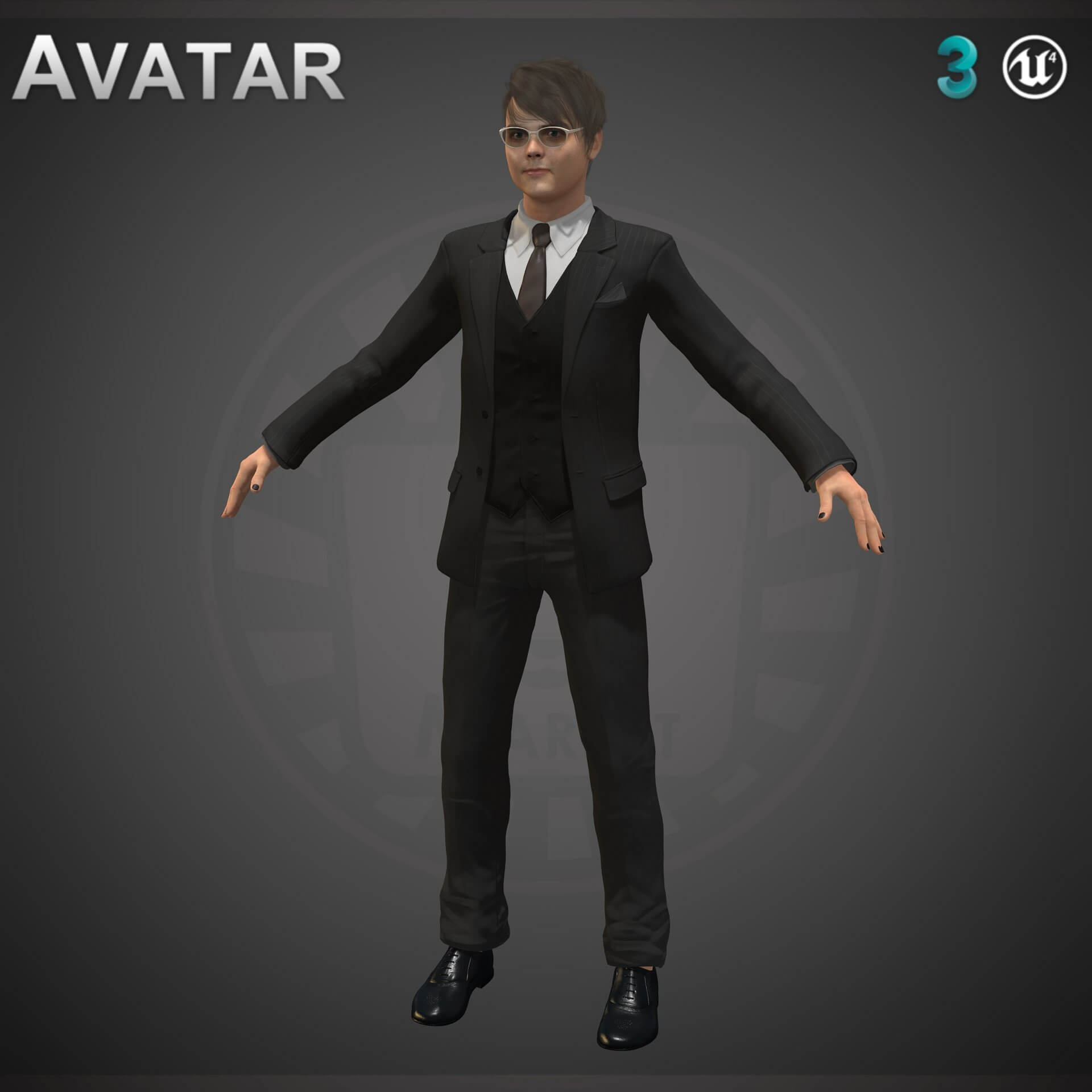 Gerard Way - 3D Model by TheBeachMarket