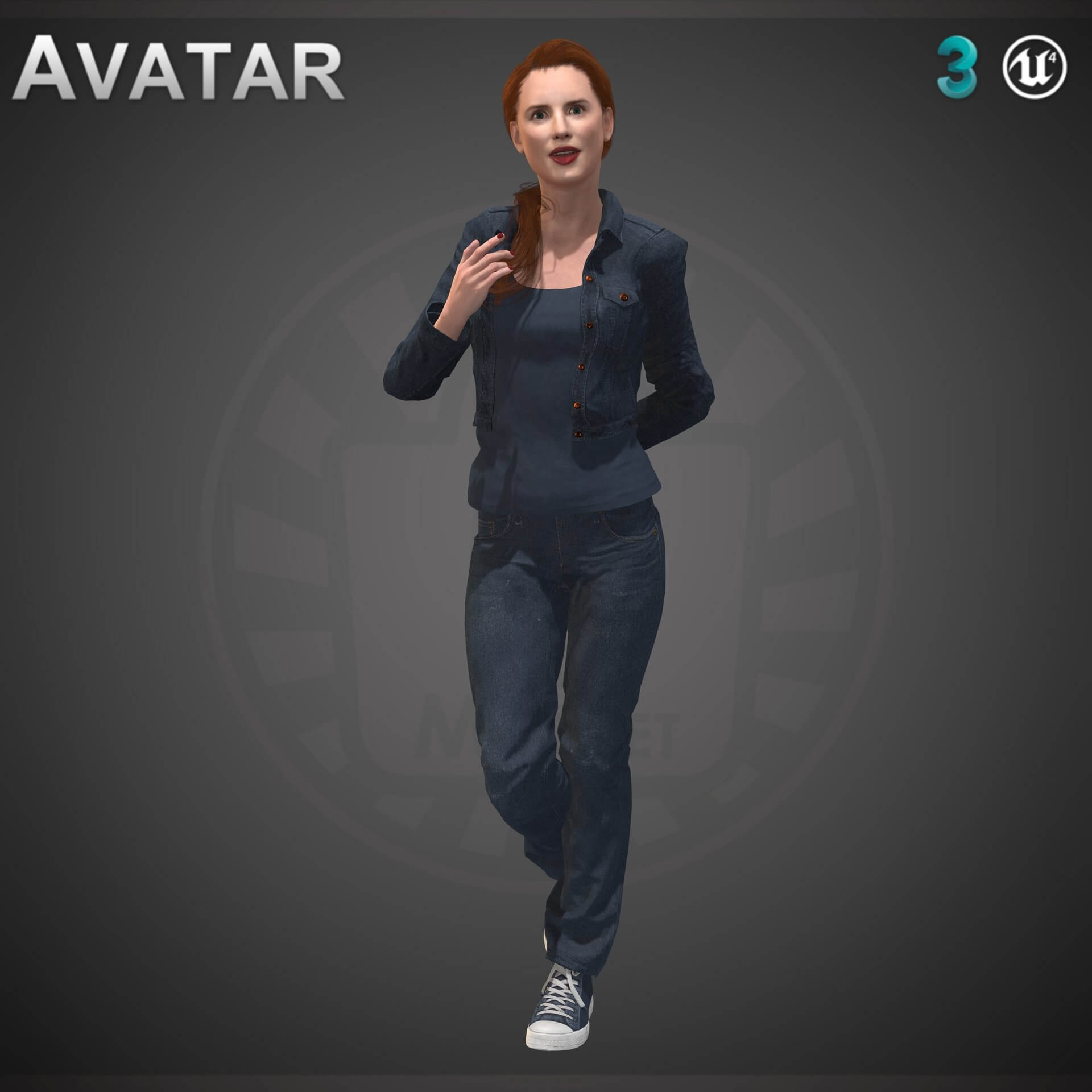 Jessica Chastain - 3D Model by TheBeachMarket