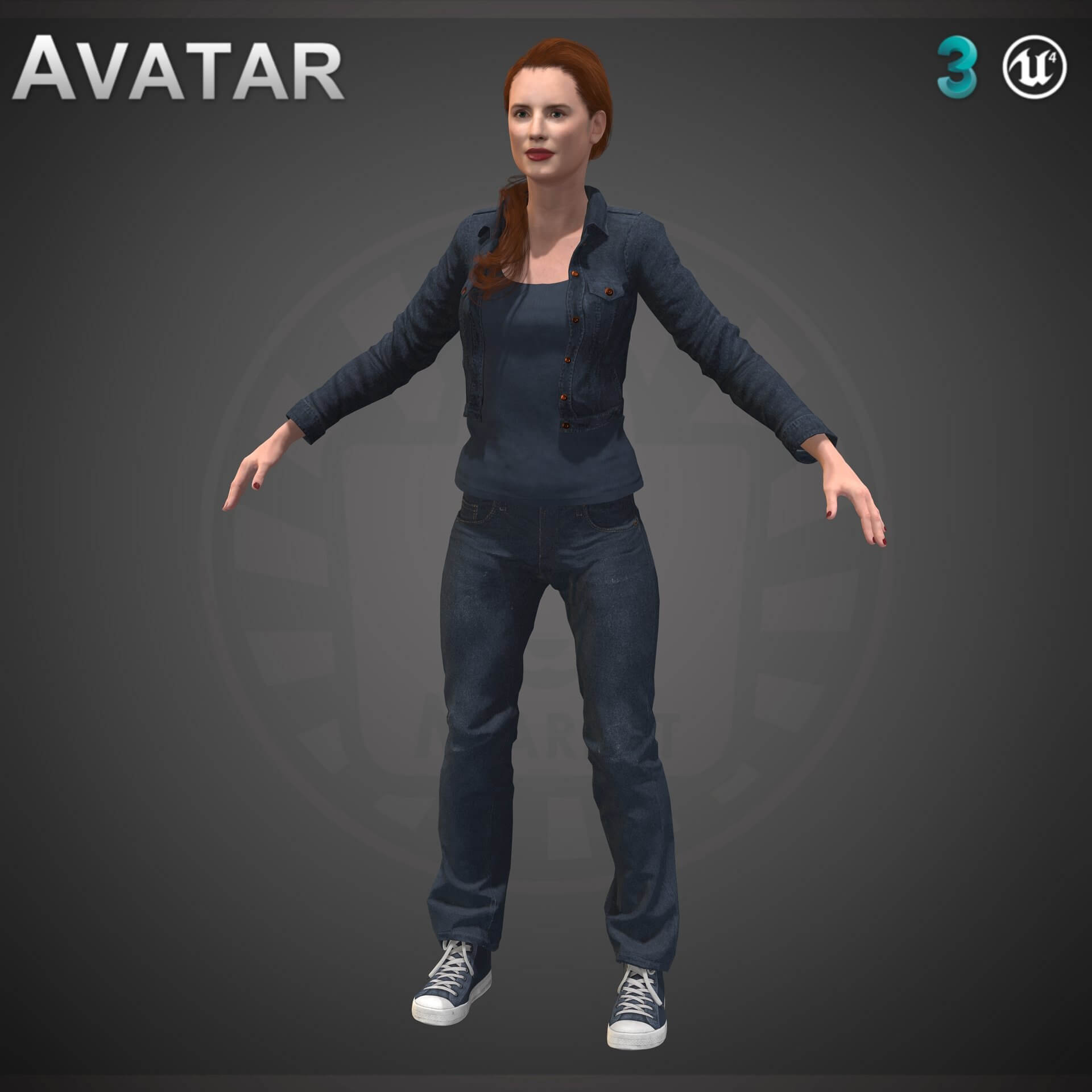 Jessica Chastain - 3D Model by TheBeachMarket