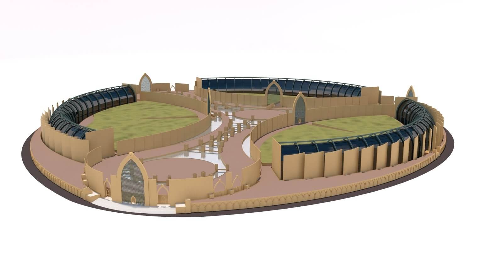 Mars City - 3D Model by TheBeachMarket