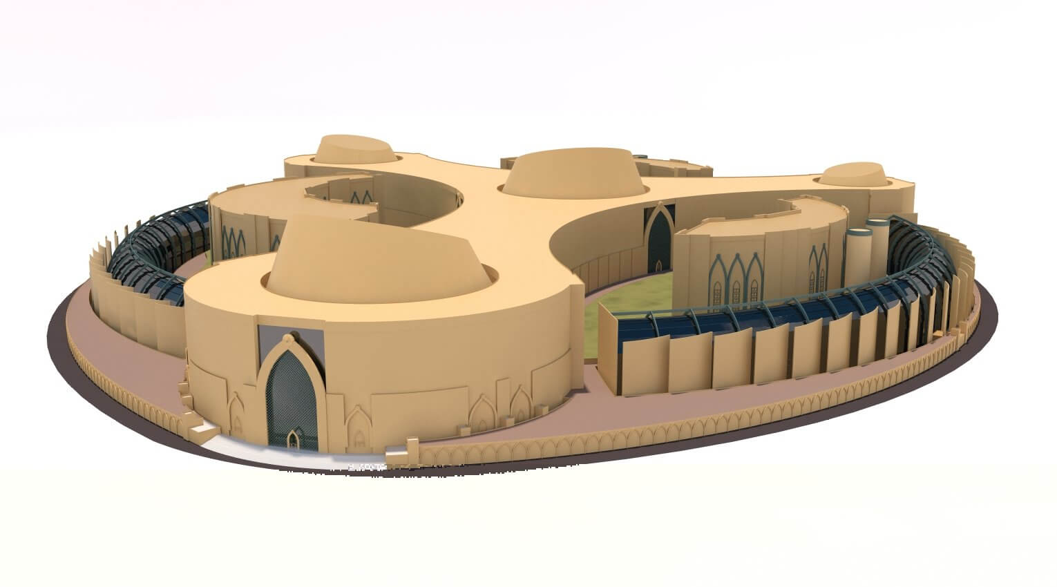 Mars City - 3D Model by TheBeachMarket