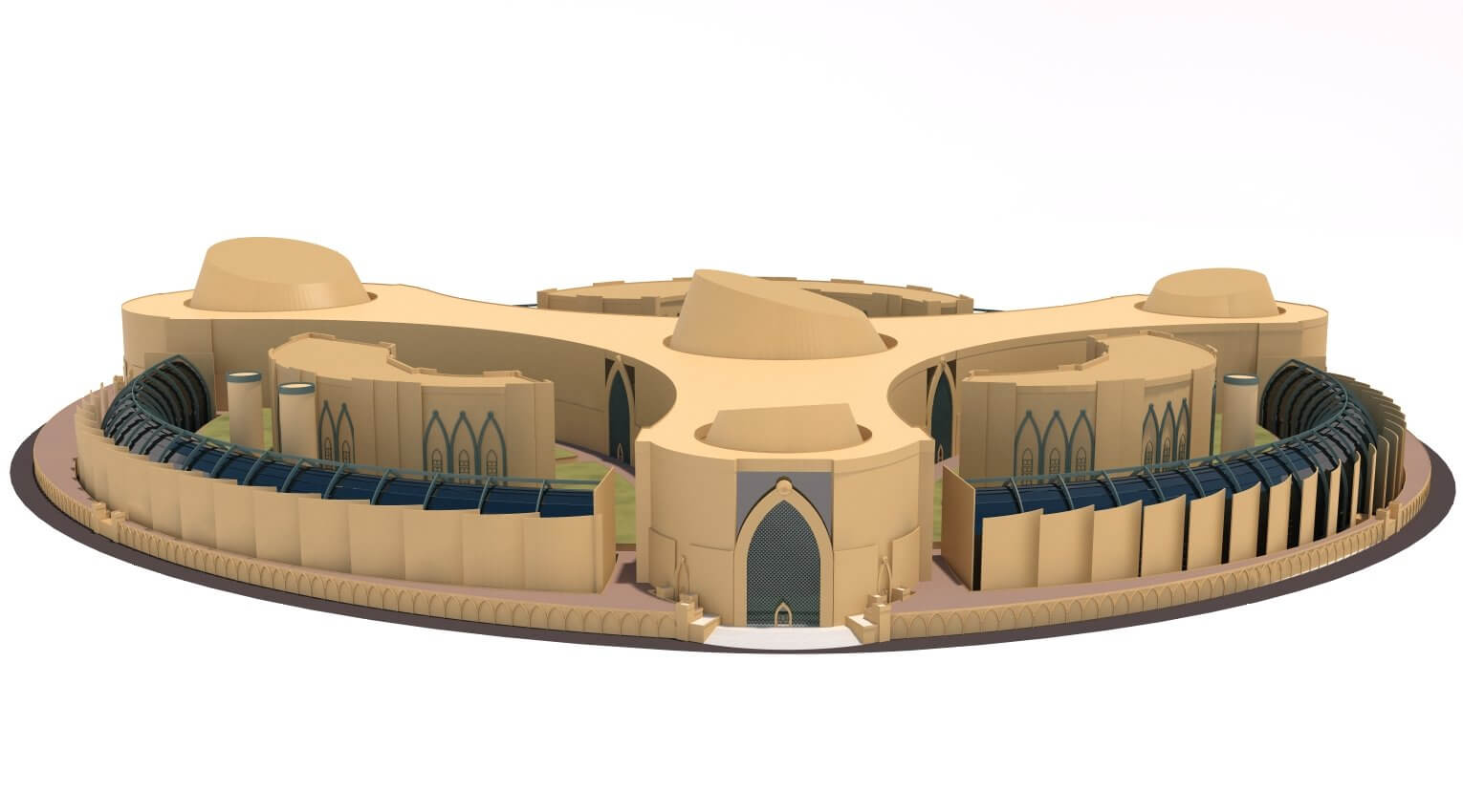 Mars City - 3D Model by TheBeachMarket