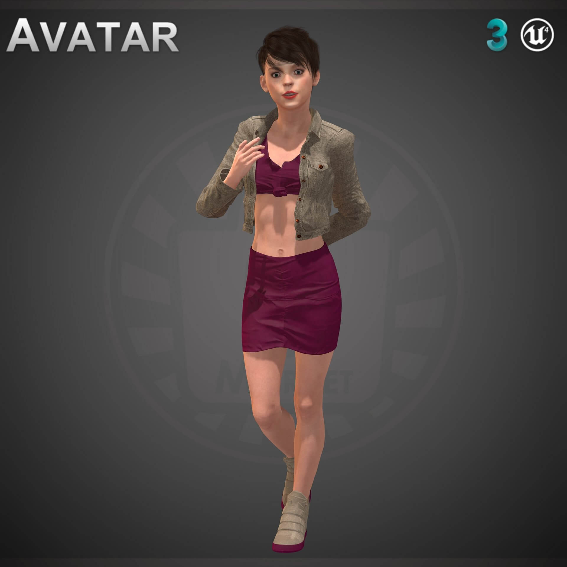 Mazie Mooney - 3D Model by TheBeachMarket