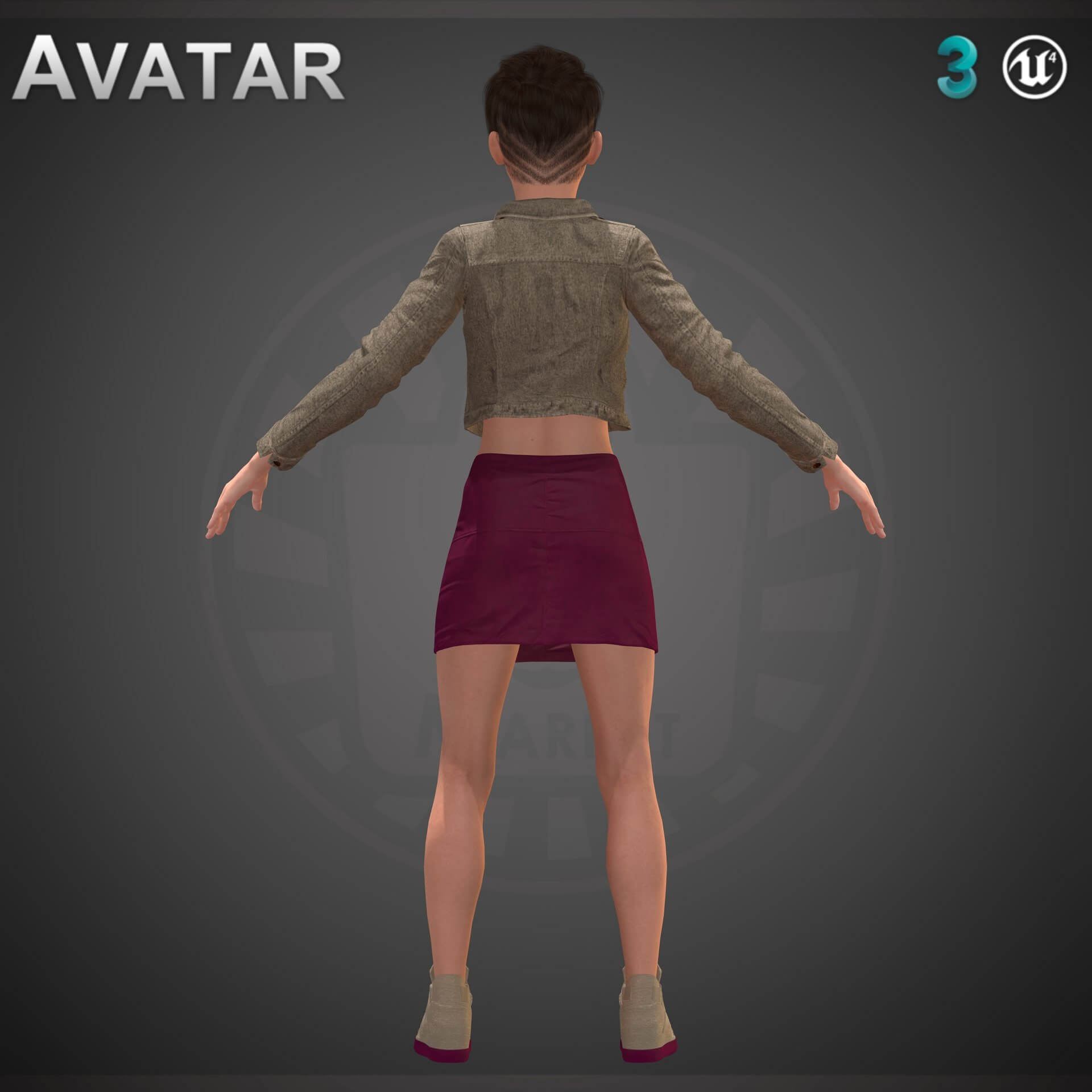 Mazie Mooney - 3D Model by TheBeachMarket