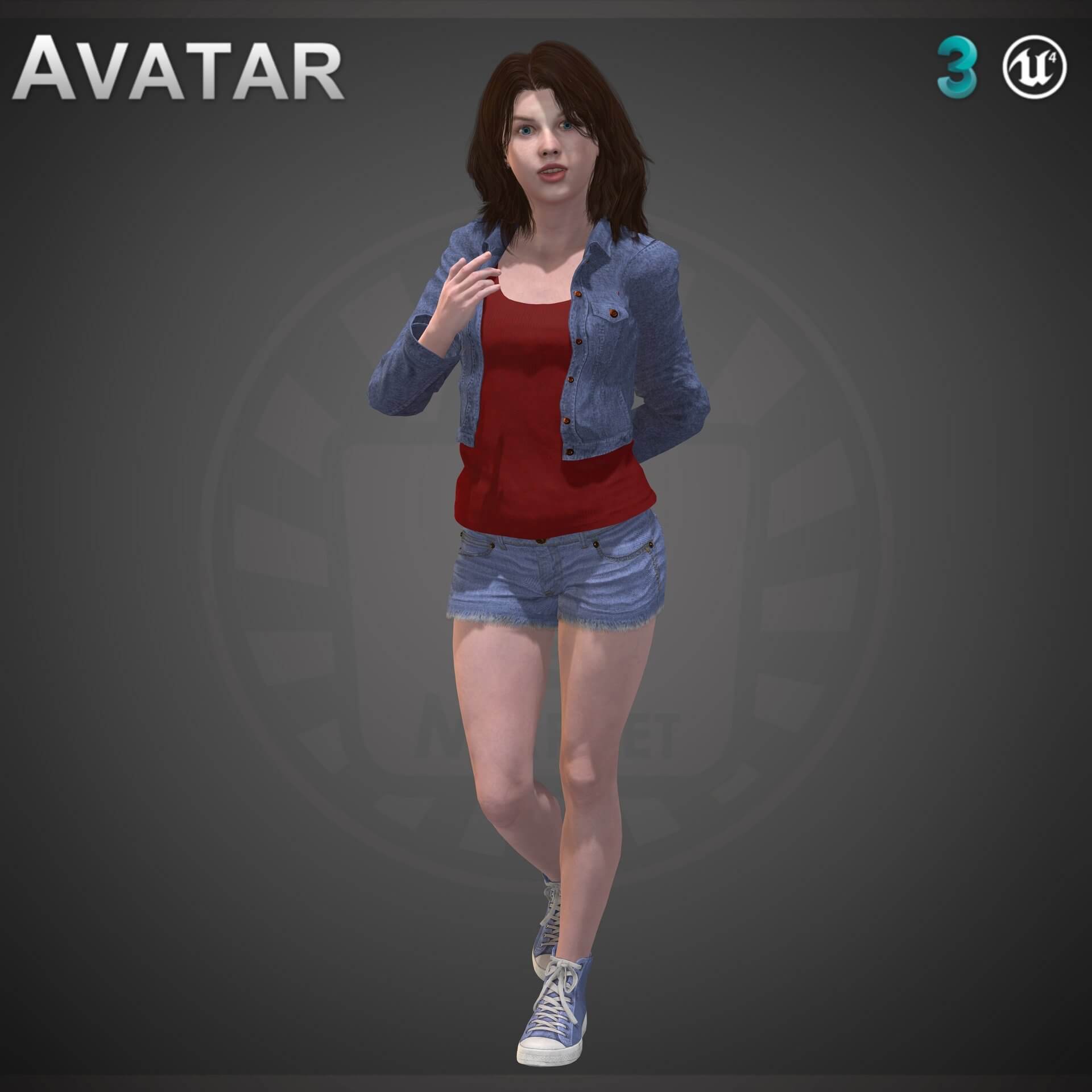 Milla Jovovich - 3D Model by TheBeachMarket