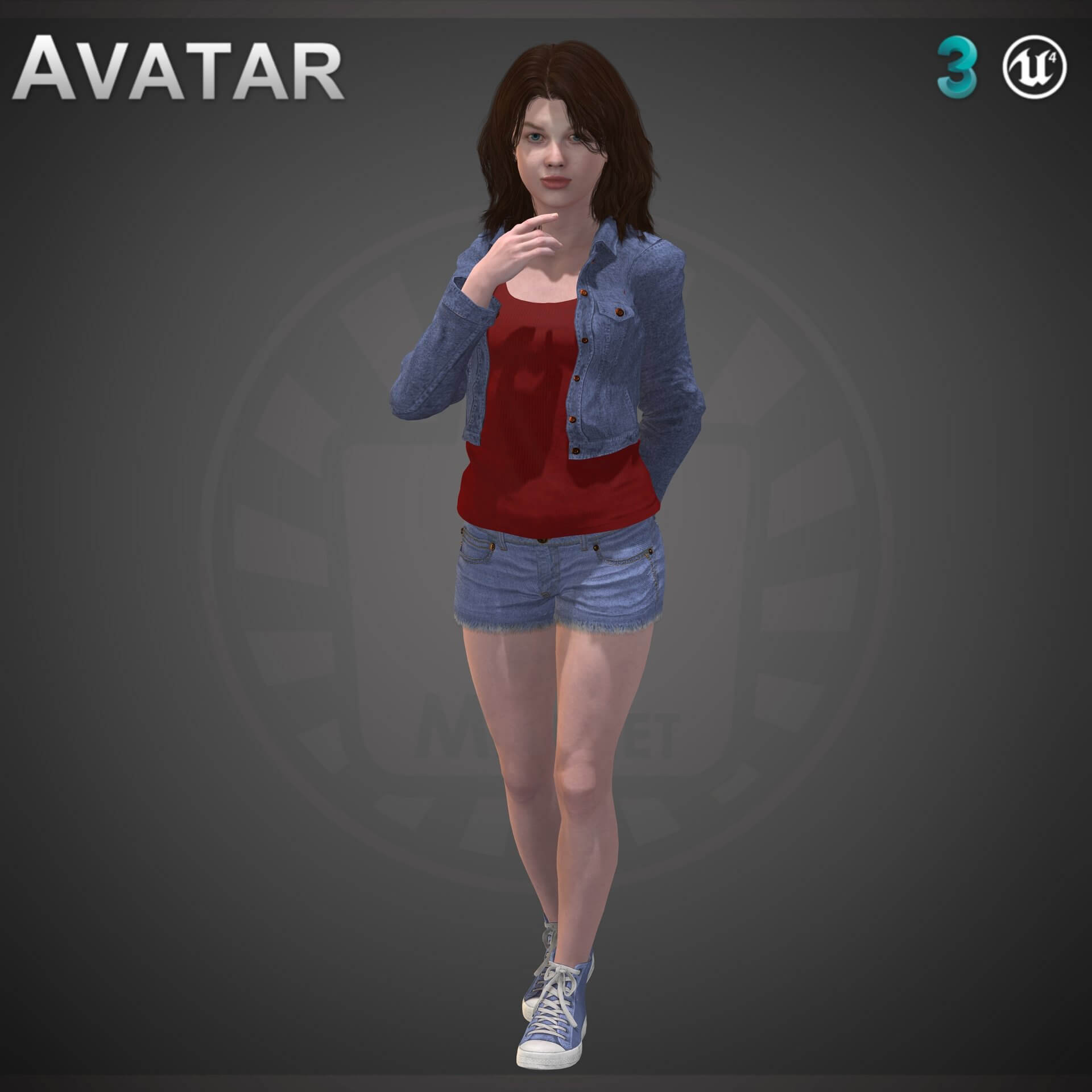 Milla Jovovich - 3D Model by TheBeachMarket