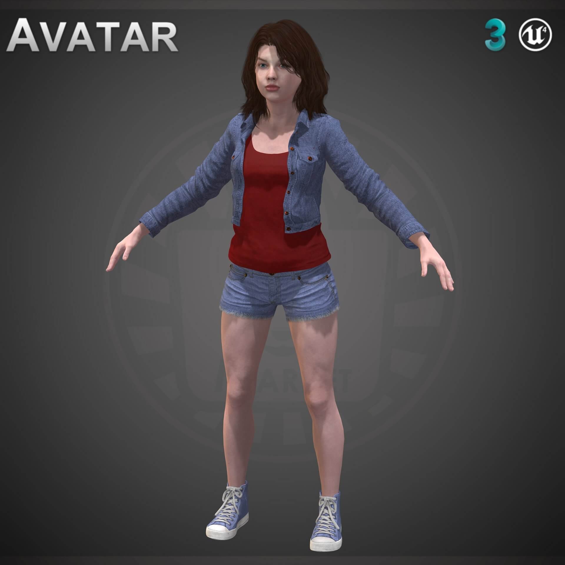 Milla Jovovich - 3D Model by TheBeachMarket